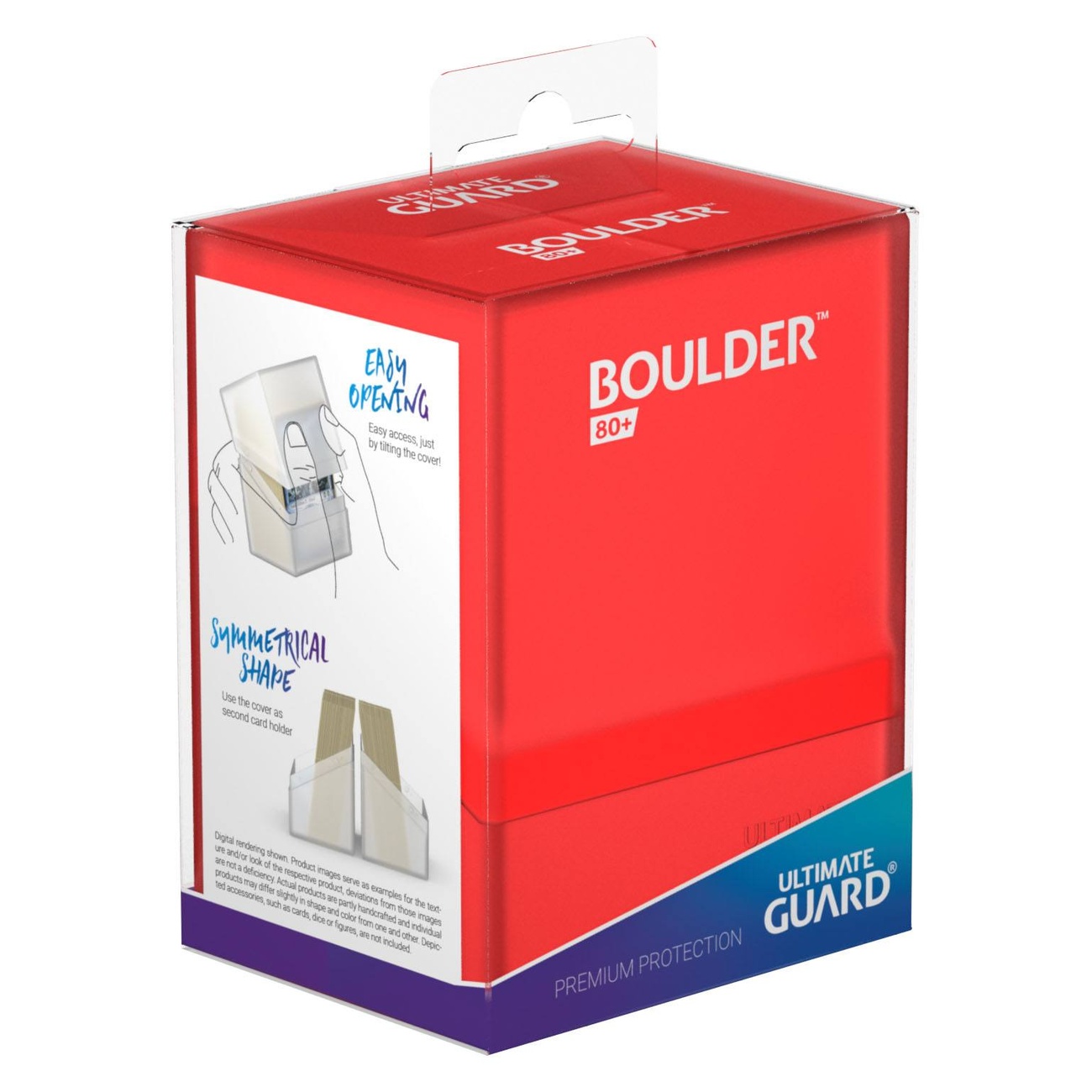 Ultimate Guard Boulder 80+ - Ruby | Elbenwald