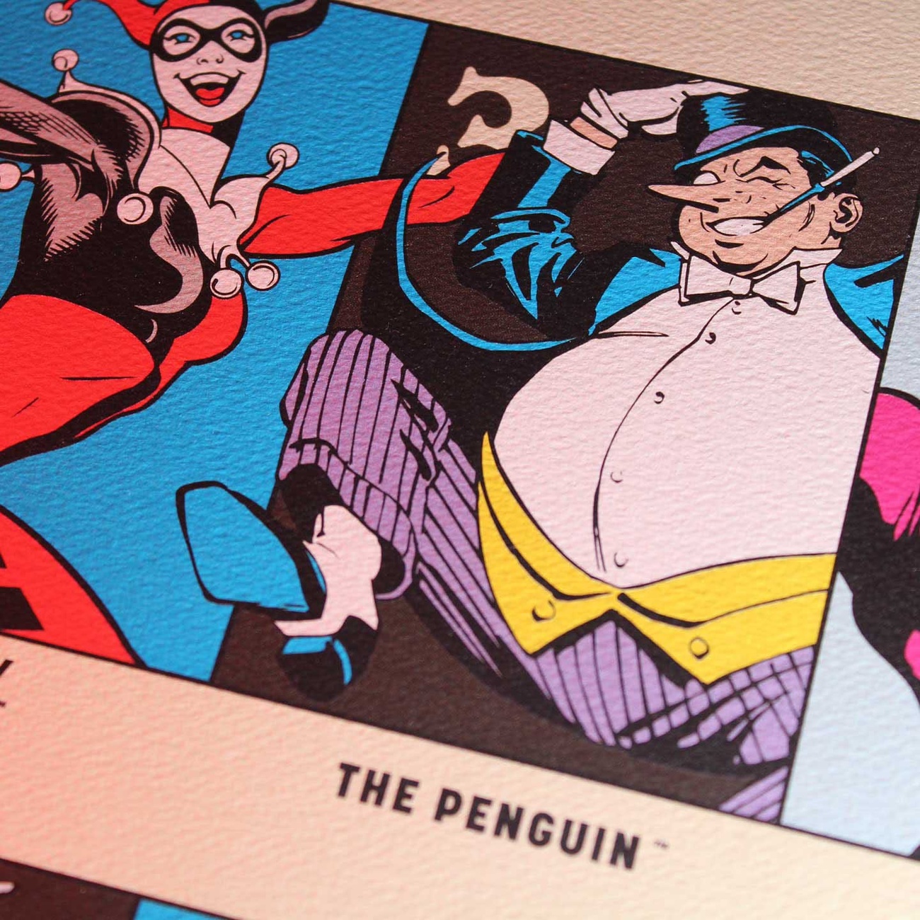 DC Comis Kunstdruck 90th Anniversary Villains Limited Edition 42 x 30 ...