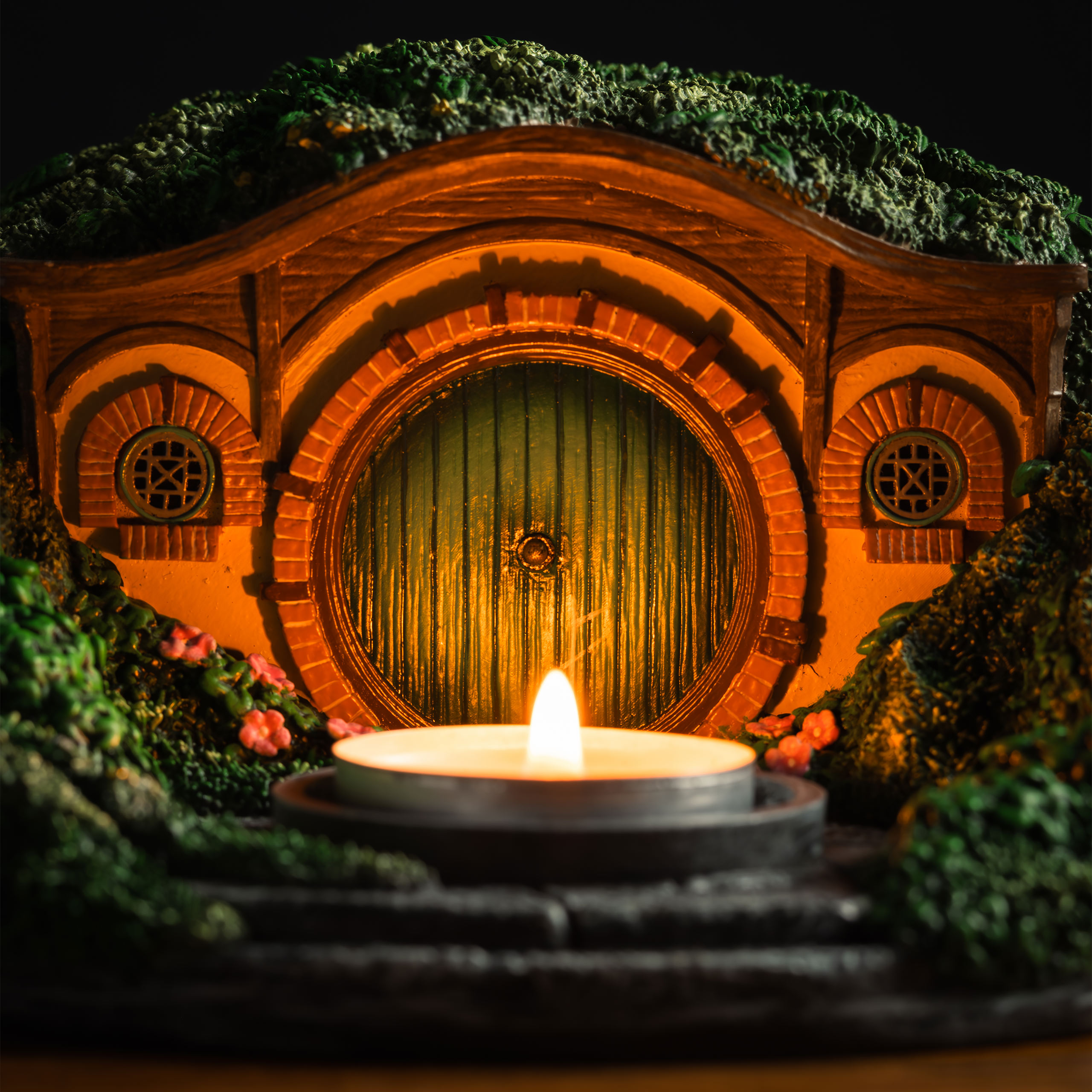 Der Herr Der Ringe Hobbit H hle Auenland Diorama Teelichthalter