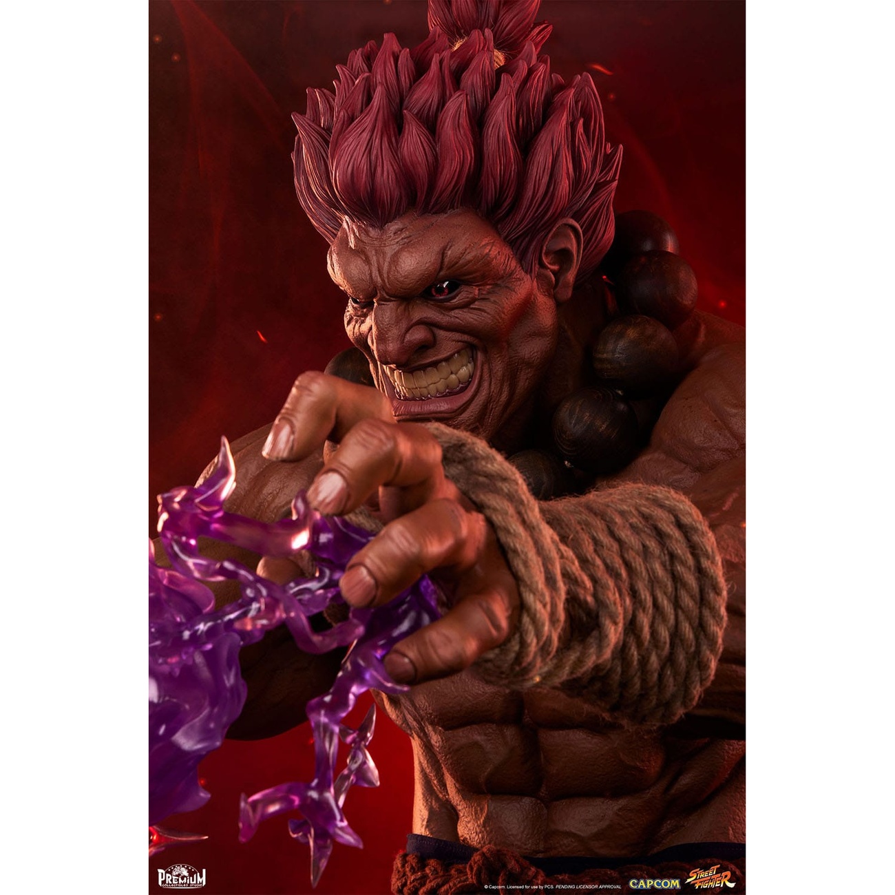 Street Fighter Statue 1/2 Akuma 107 cm | Elbenwald
