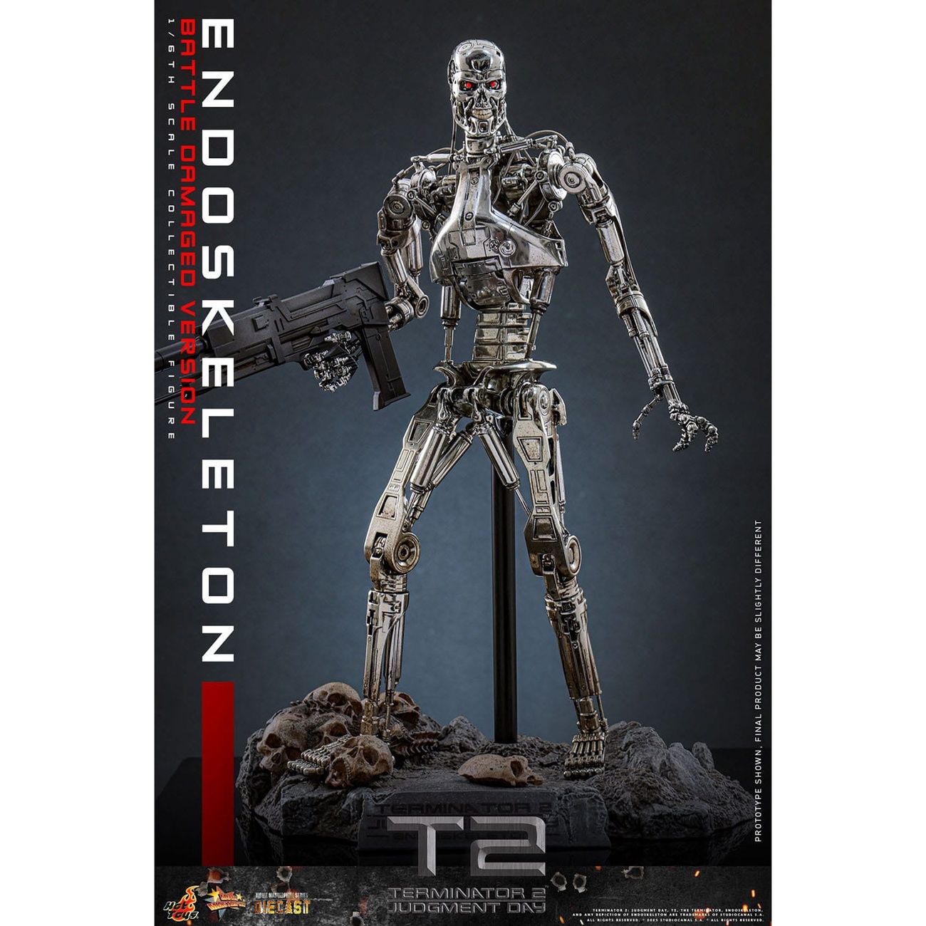 Terminator – Figurine d’action Masterpiece Endoskeleton 1:6 Version ...