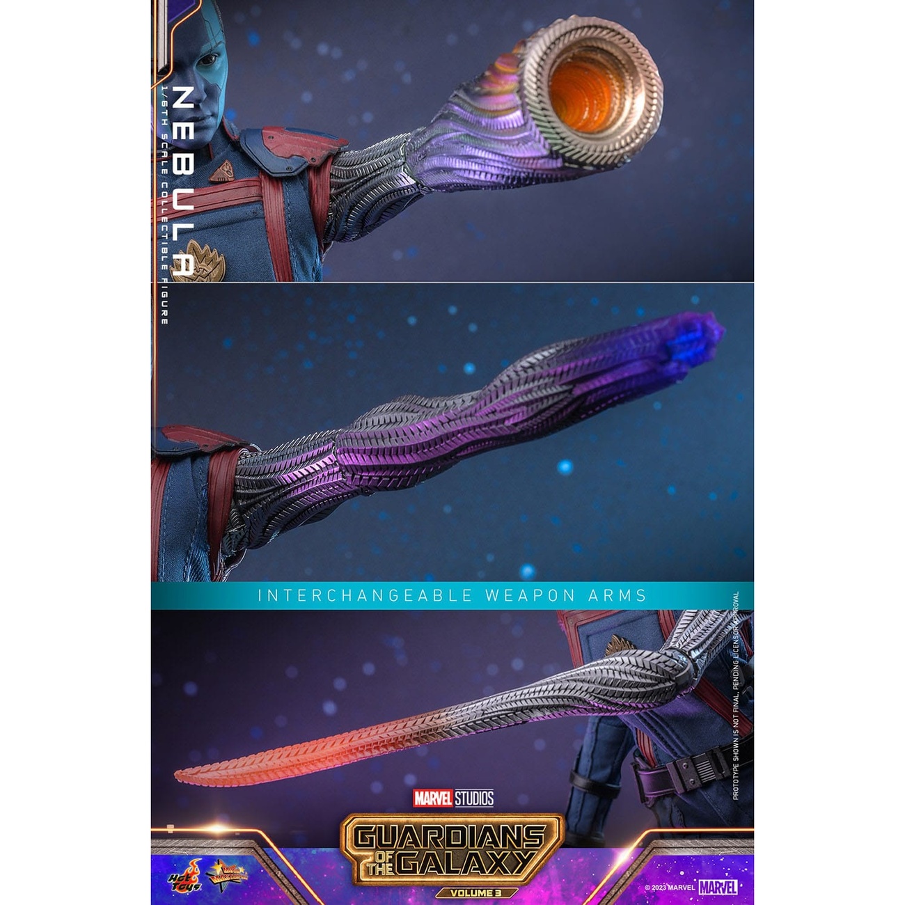 Guardians of the Galaxy Vol. 3 - Nebula Masterpiece 1:6 Action Figure ...