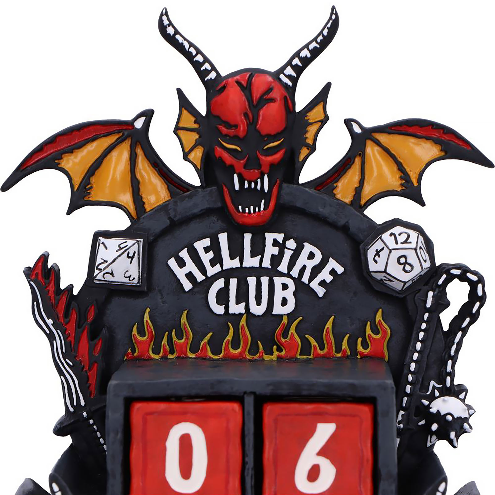 Stranger Things - Hellfire Club 3D Perpetual Calendar | Elbenwald