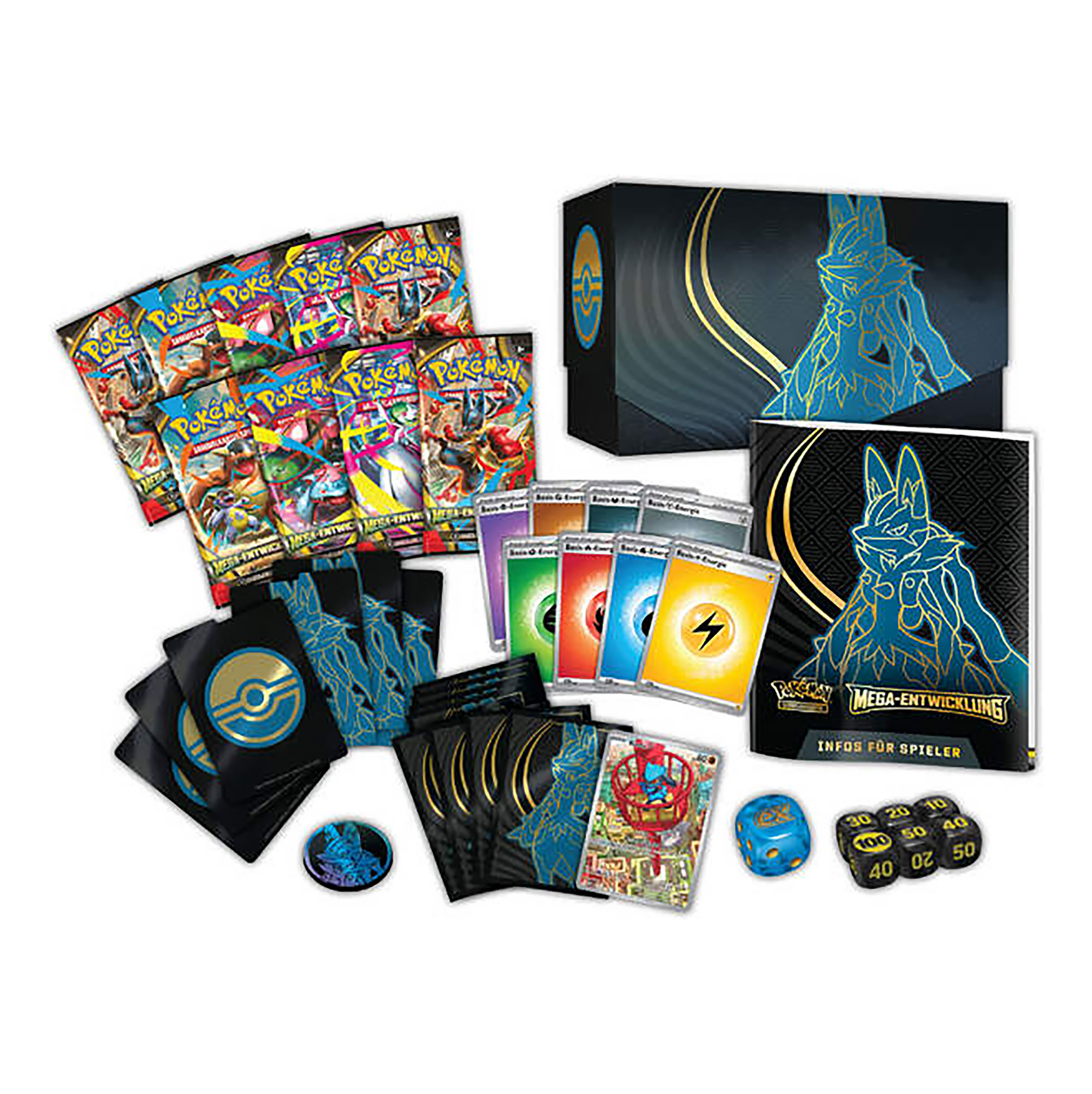 Pokemon - Lucario Mega Evolution ME01 Elite Trainer Box | Elbenwald