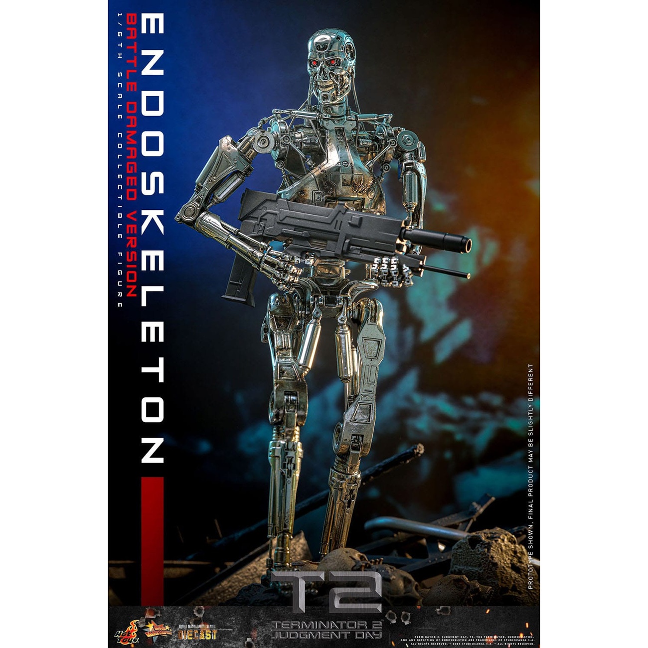 Terminator – Figurine d’action Masterpiece Endoskeleton 1:6 Version ...