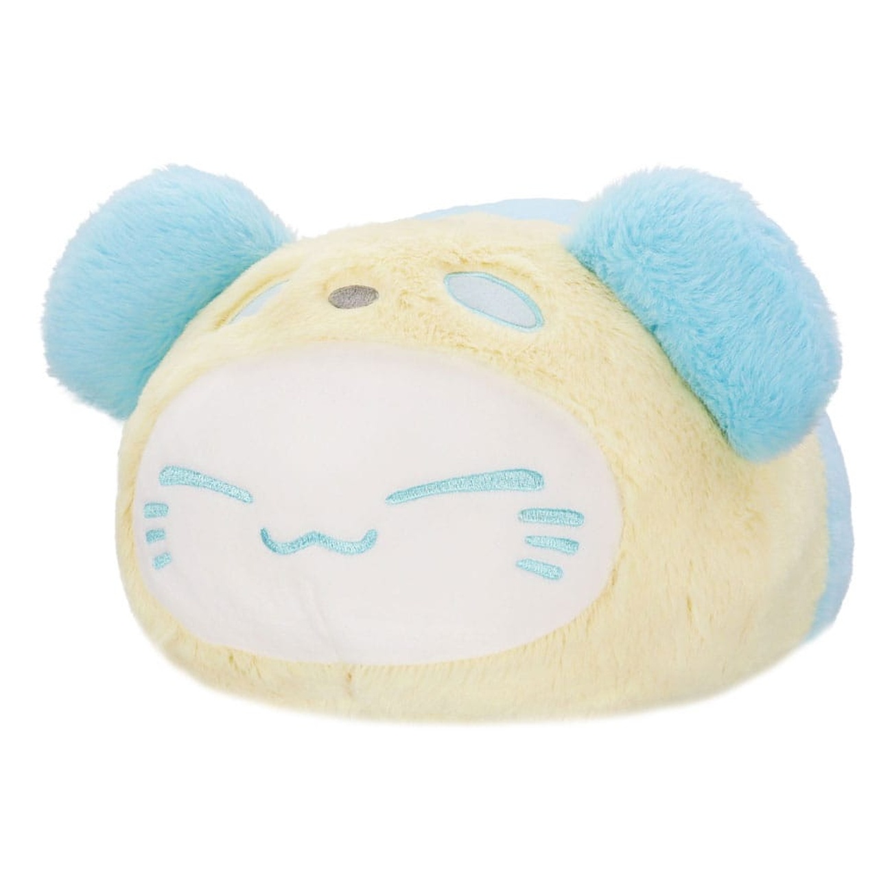 Nemuneko Cat Plüschfigur Pastel Panda Big Blue 33 cm | Elbenwald