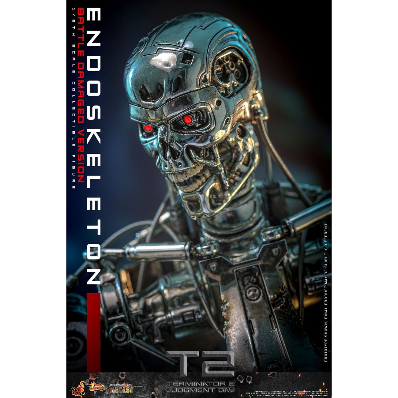 Terminator – Figurine d’action Masterpiece Endoskeleton 1:6 Version ...