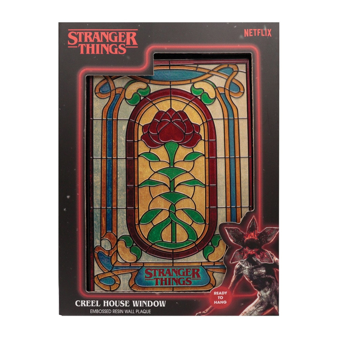Stranger Things Resinschild Creel House Stained Glass Window | Elbenwald