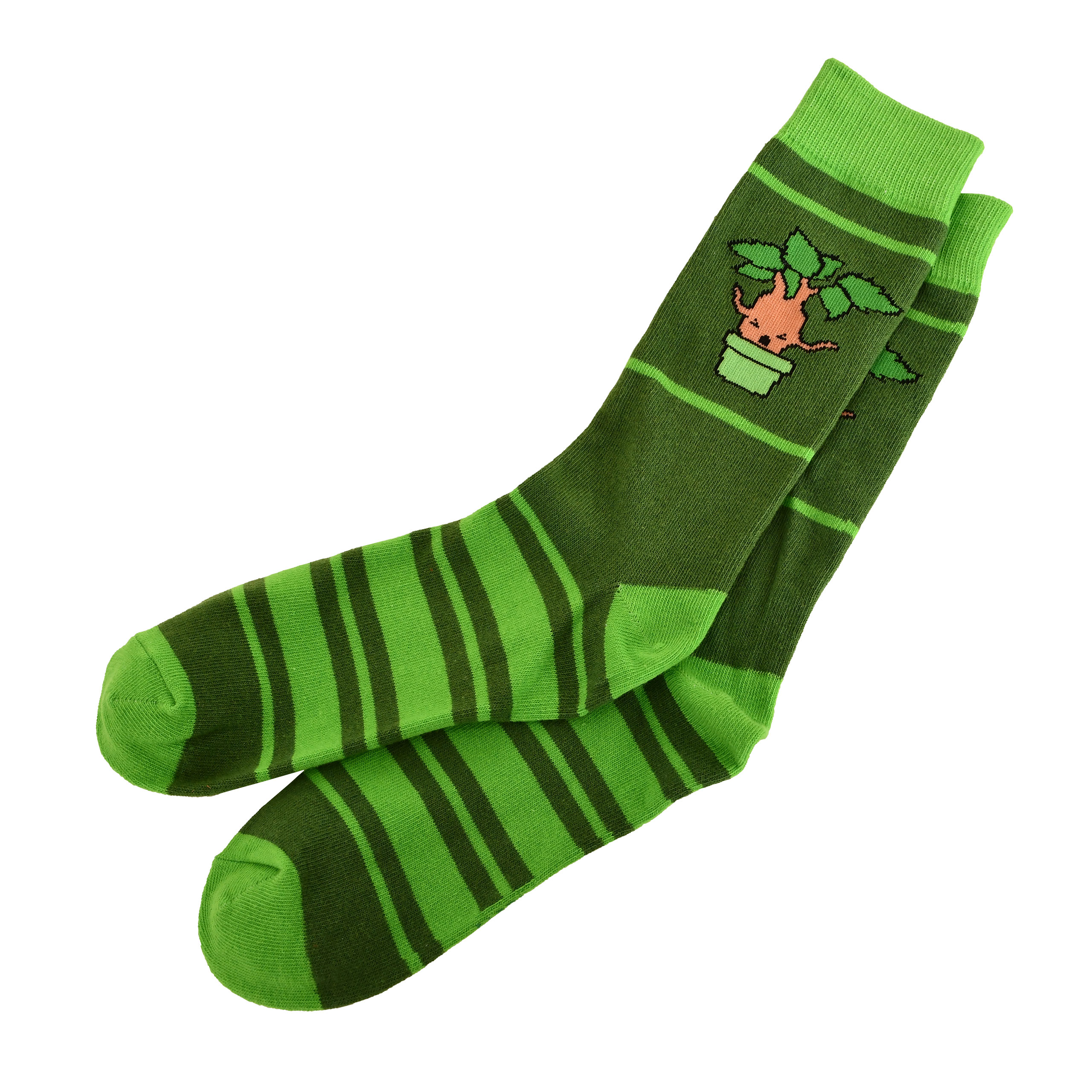 Harry Potter - Mandrake Chibi Socks Green | Elbenwald