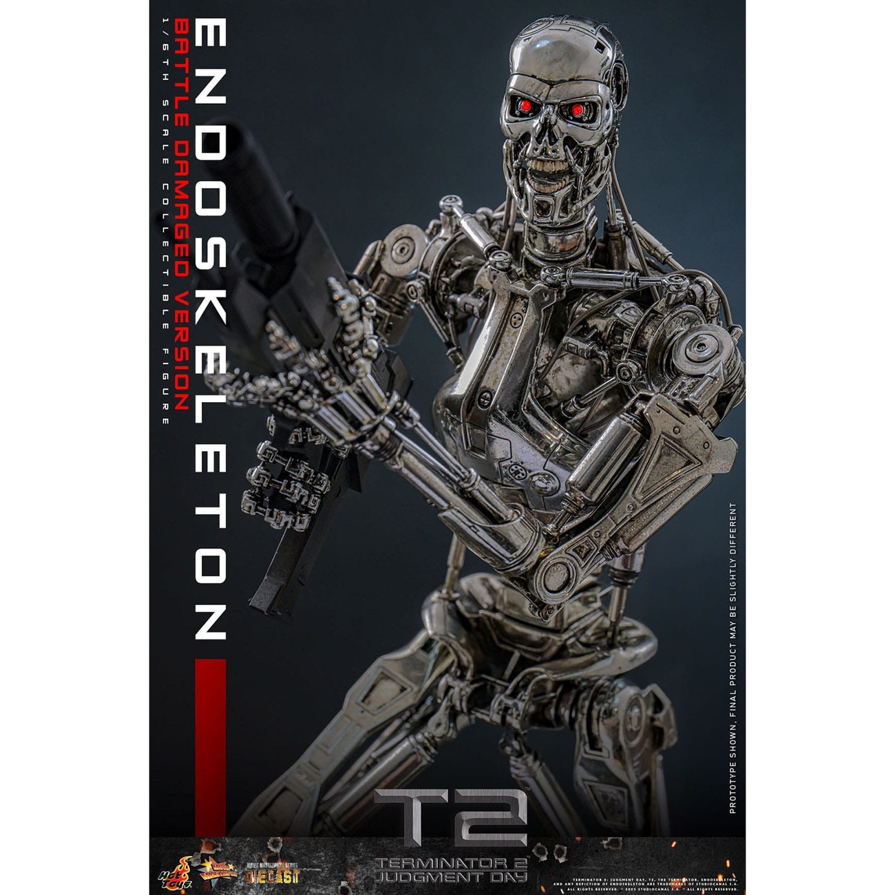 Terminator – Figurine d’action Masterpiece Endoskeleton 1:6 Version ...