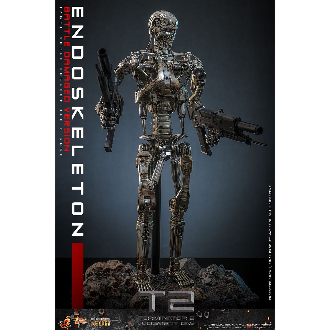 Terminator – Figura de acción Masterpiece Endoskeleton 1:6 Versión ...