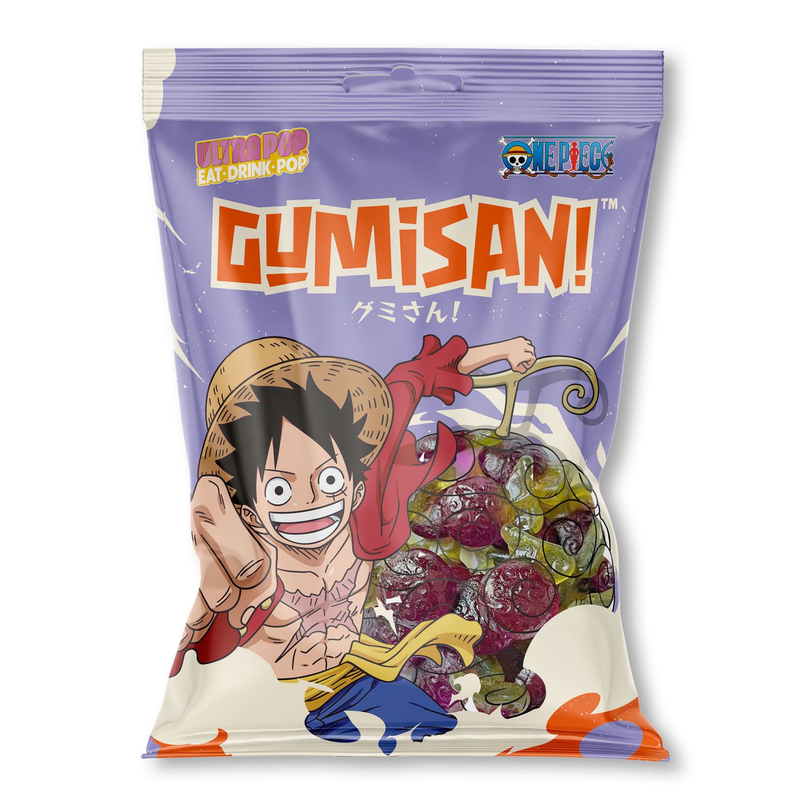 One Piece - Luffy Fruit Gummies | Elbenwald