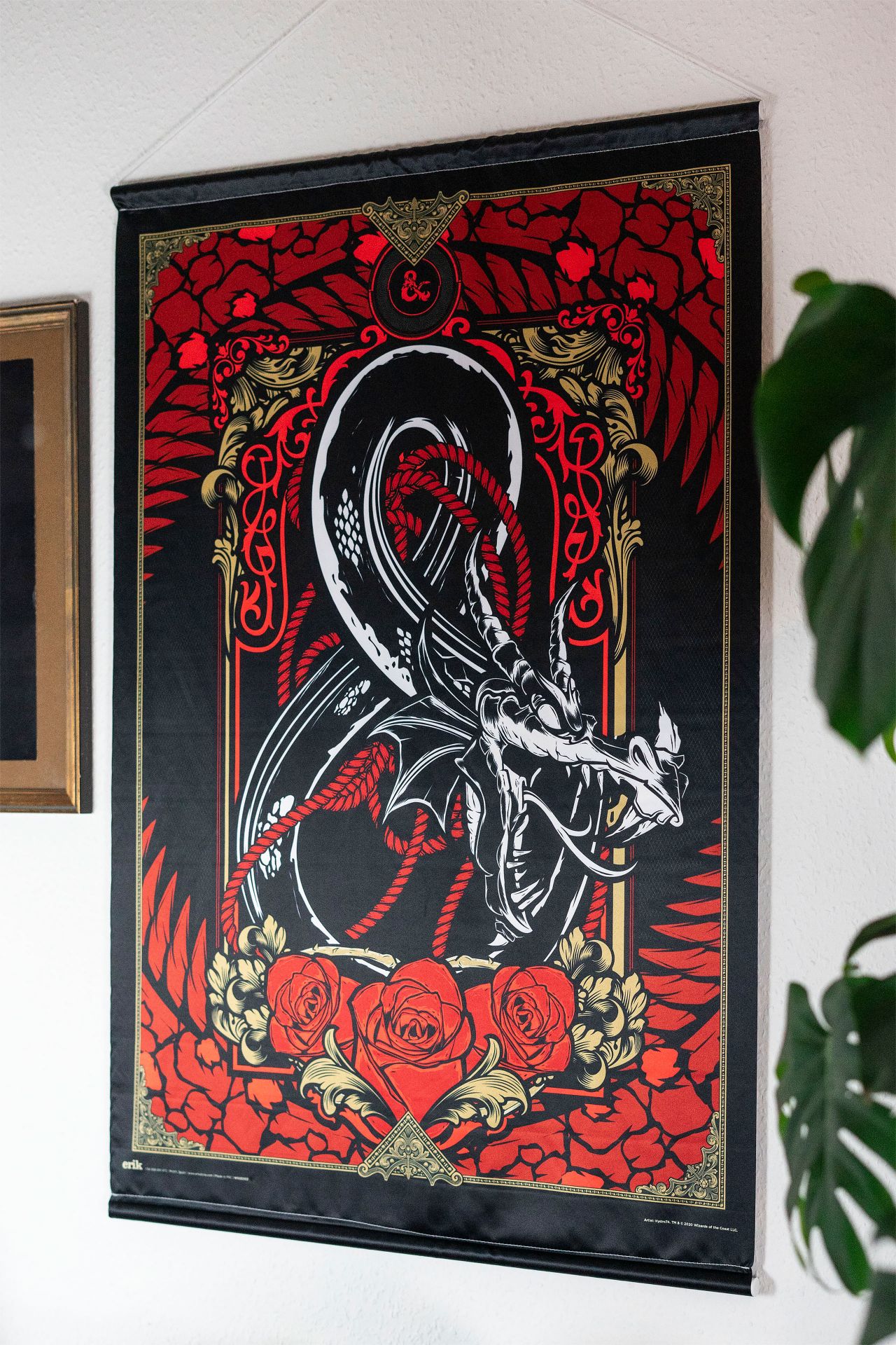 Dragon Ampersand Logo Wall Scroll - Dungeons & Dragons | Elbenwald
