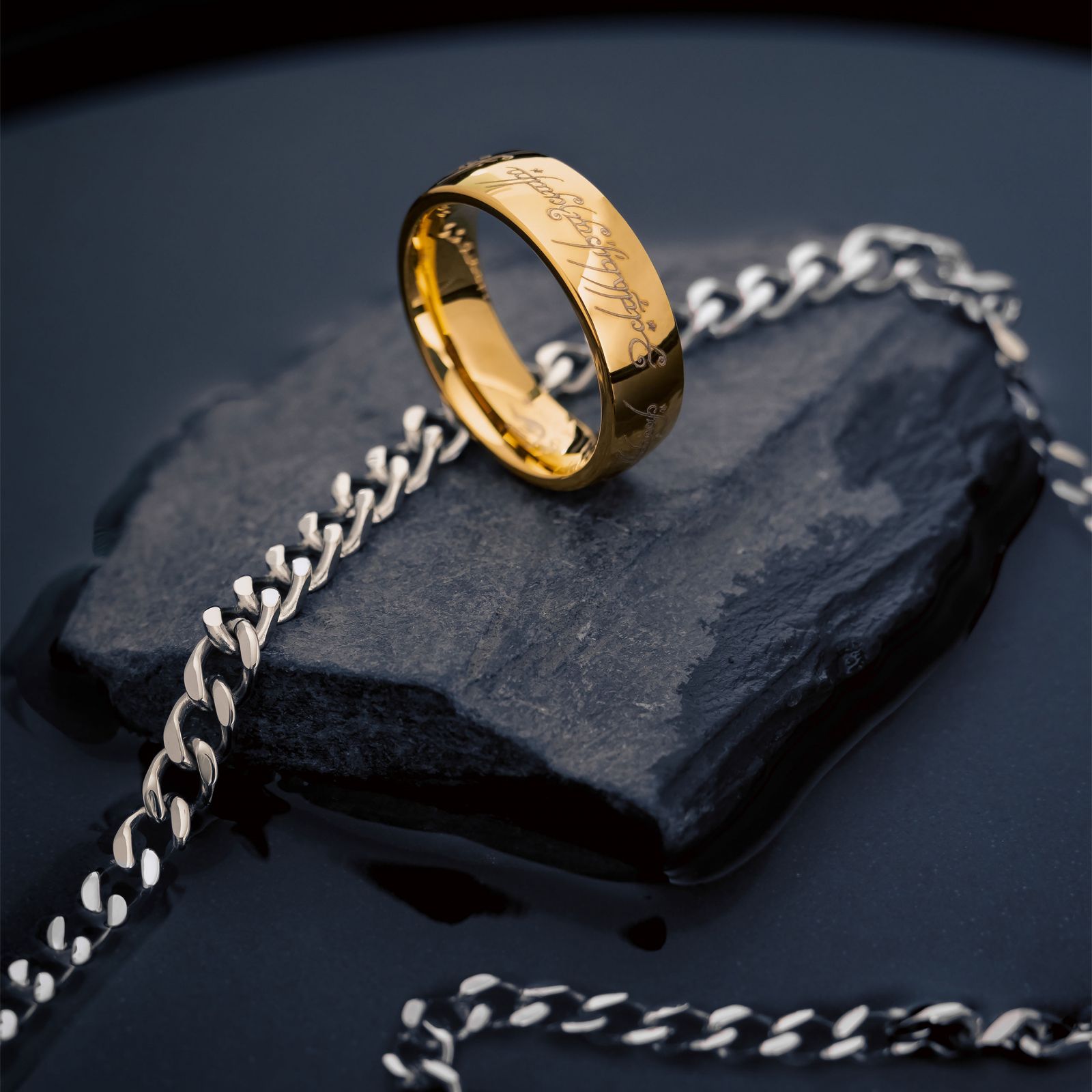 The Lord of the Rings - The One Ring on Chain | Elbenwald