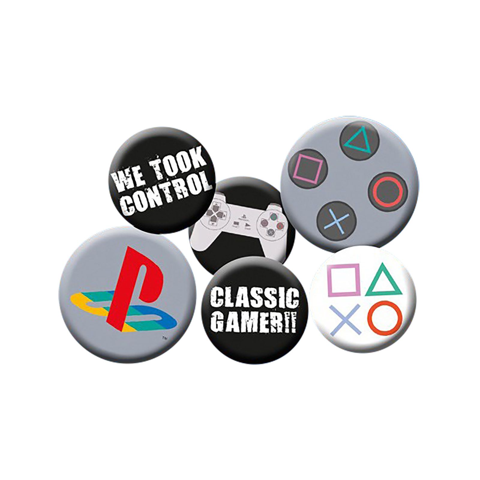 PlayStation - Symbols Button 6-piece Set | Elbenwald