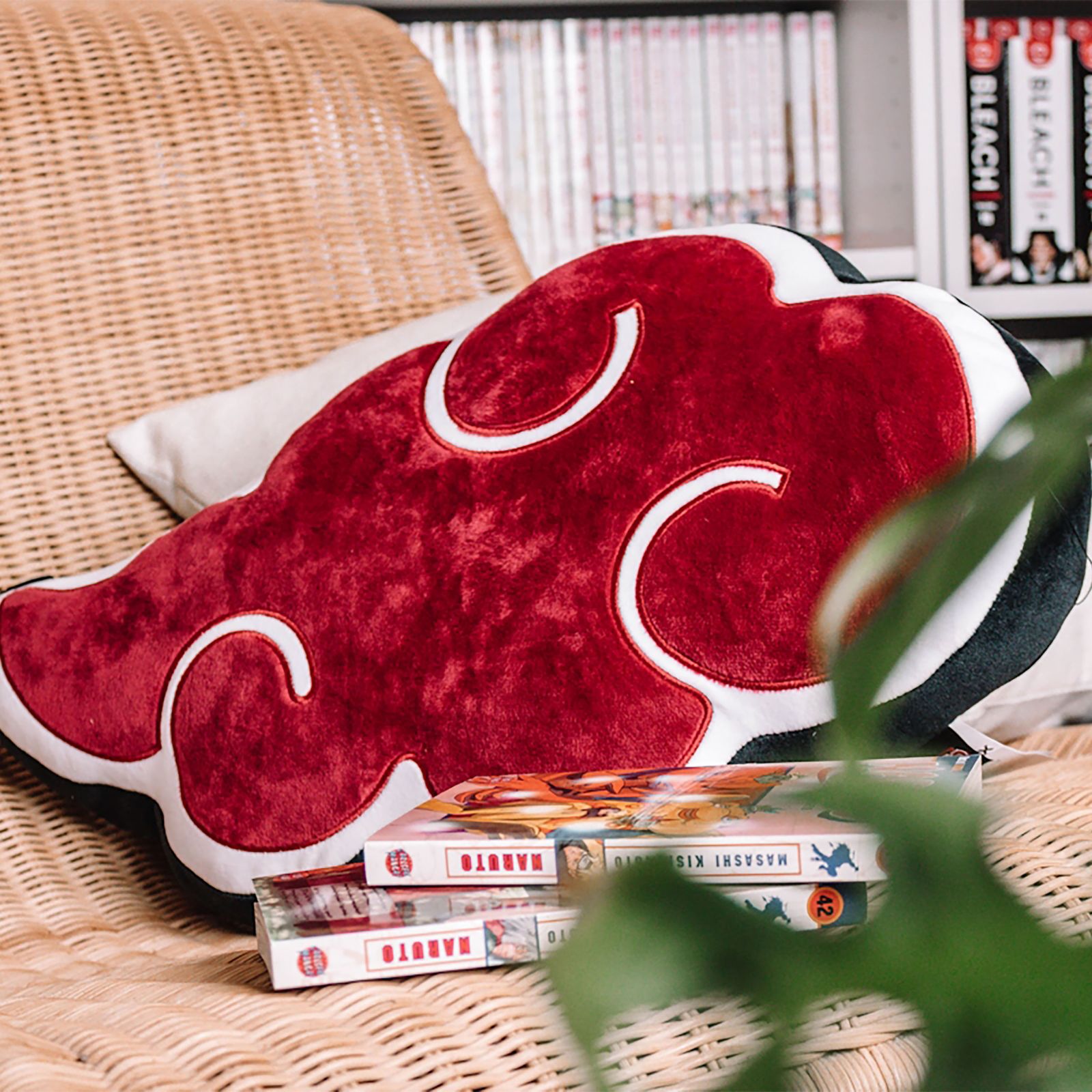 Naruto Shippuden - Akatsuki Symbol Pillow | Elbenwald