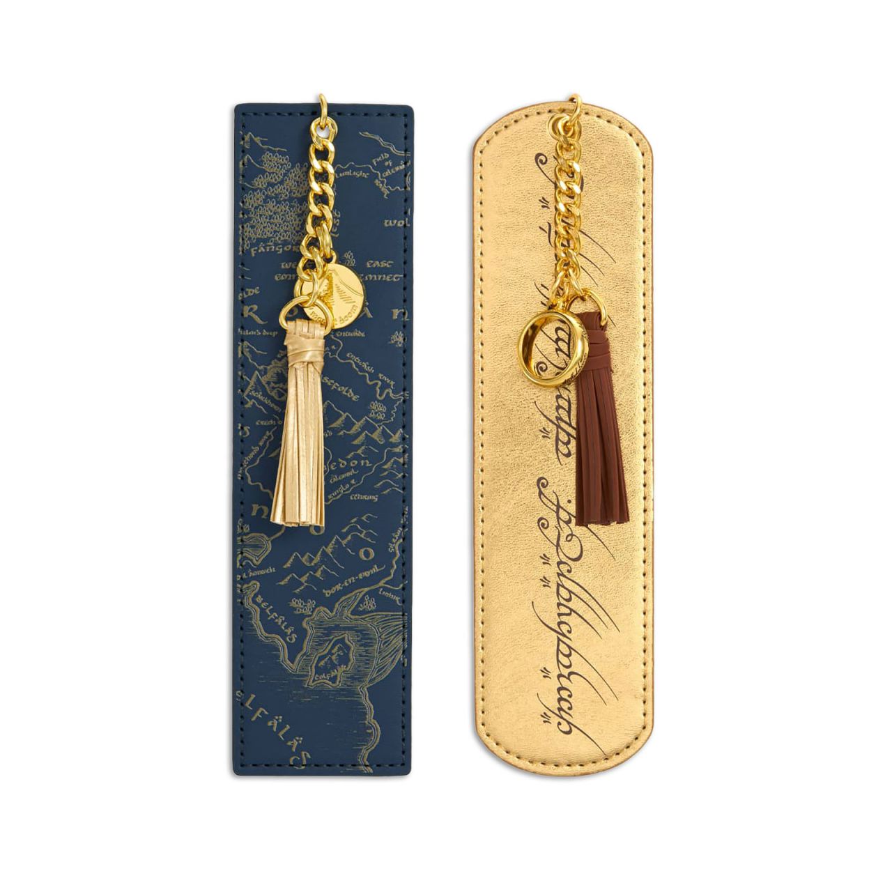 The Lord of the Rings - Middle-earth Map & Ring Inscription Bookmark ...