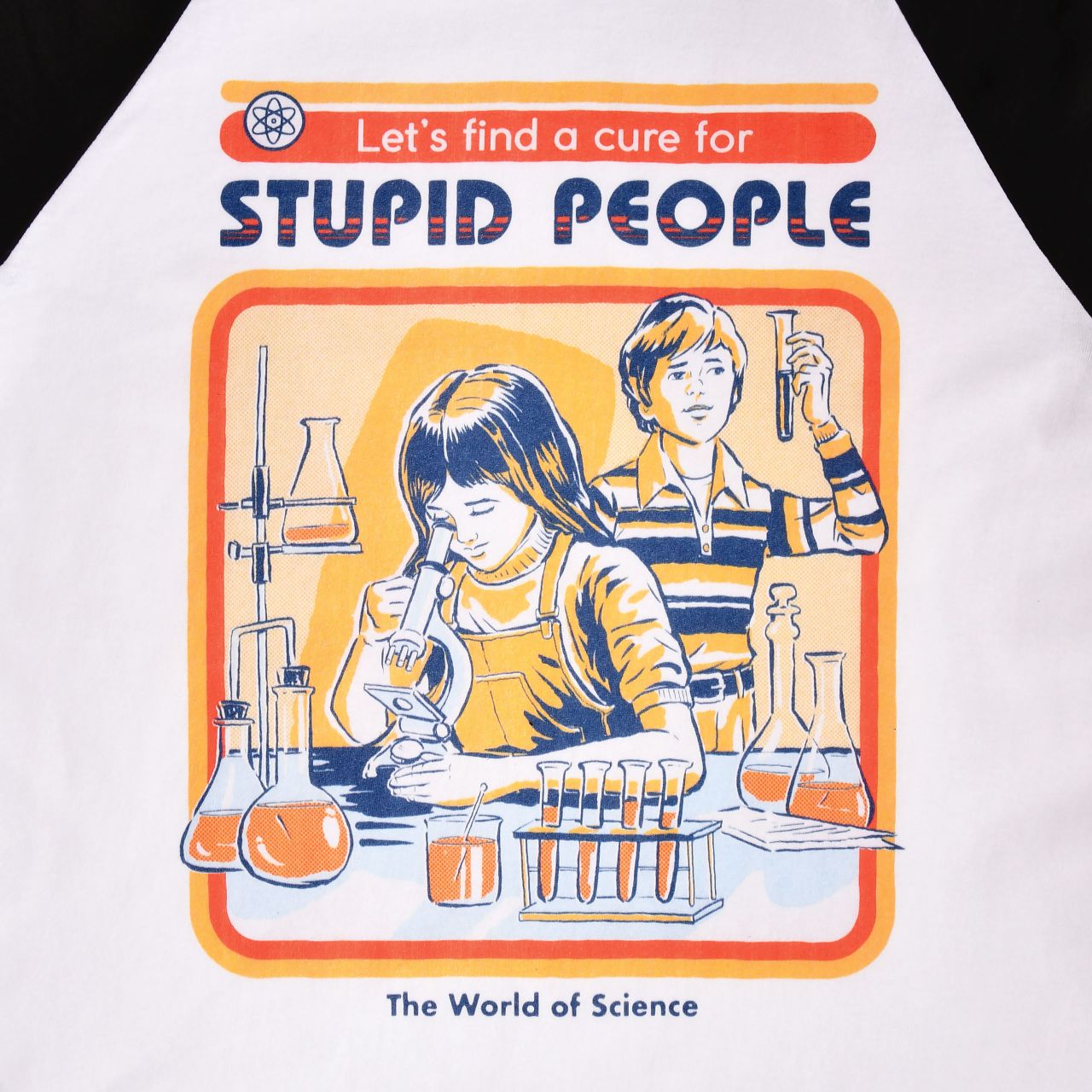 Steven Rhodes - Let's Find A Cure For Stupid People Longsleeve | Elbenwald