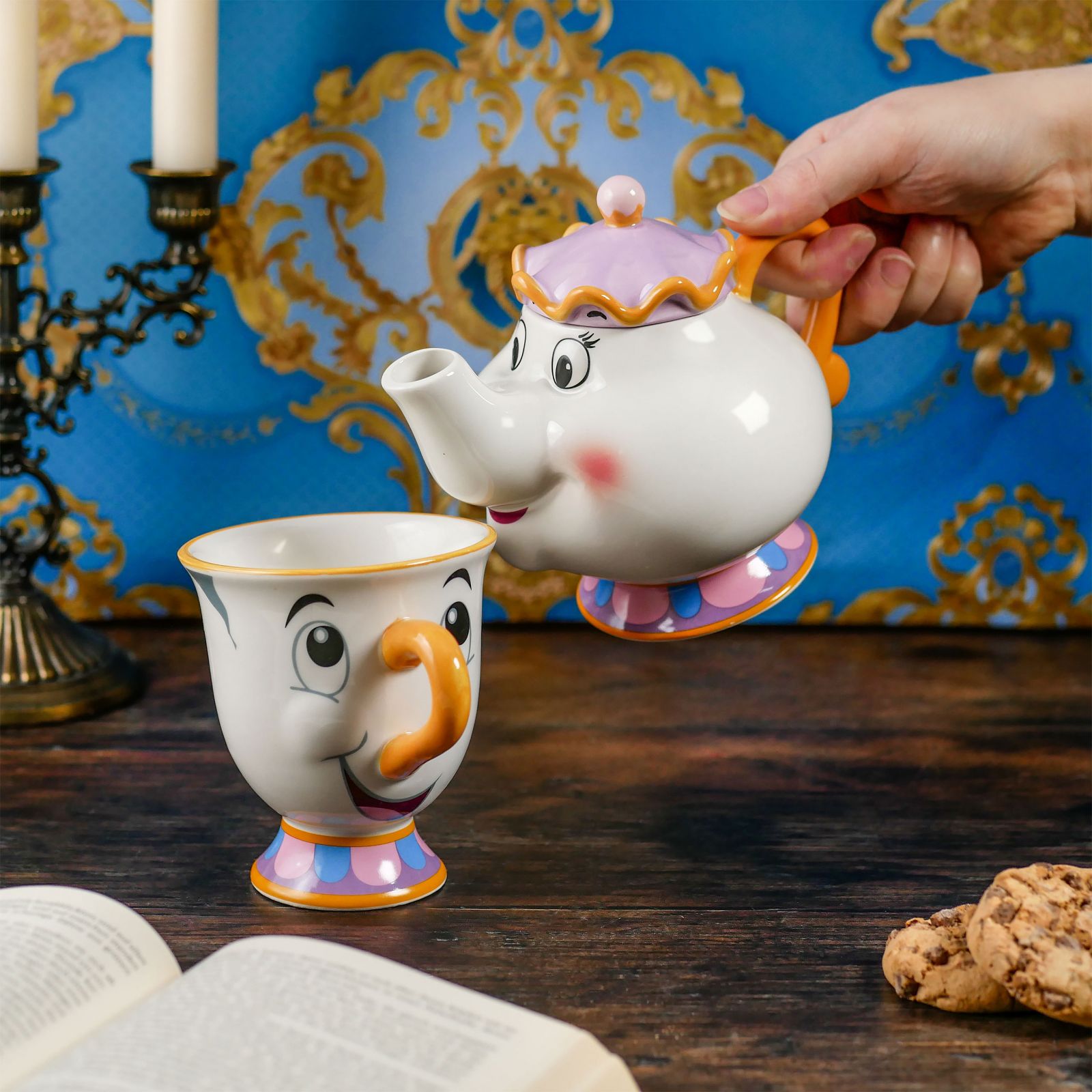 Die Schöne und das Biest - Madame Pottine und Tassilo Tee-Set | Elbenwald