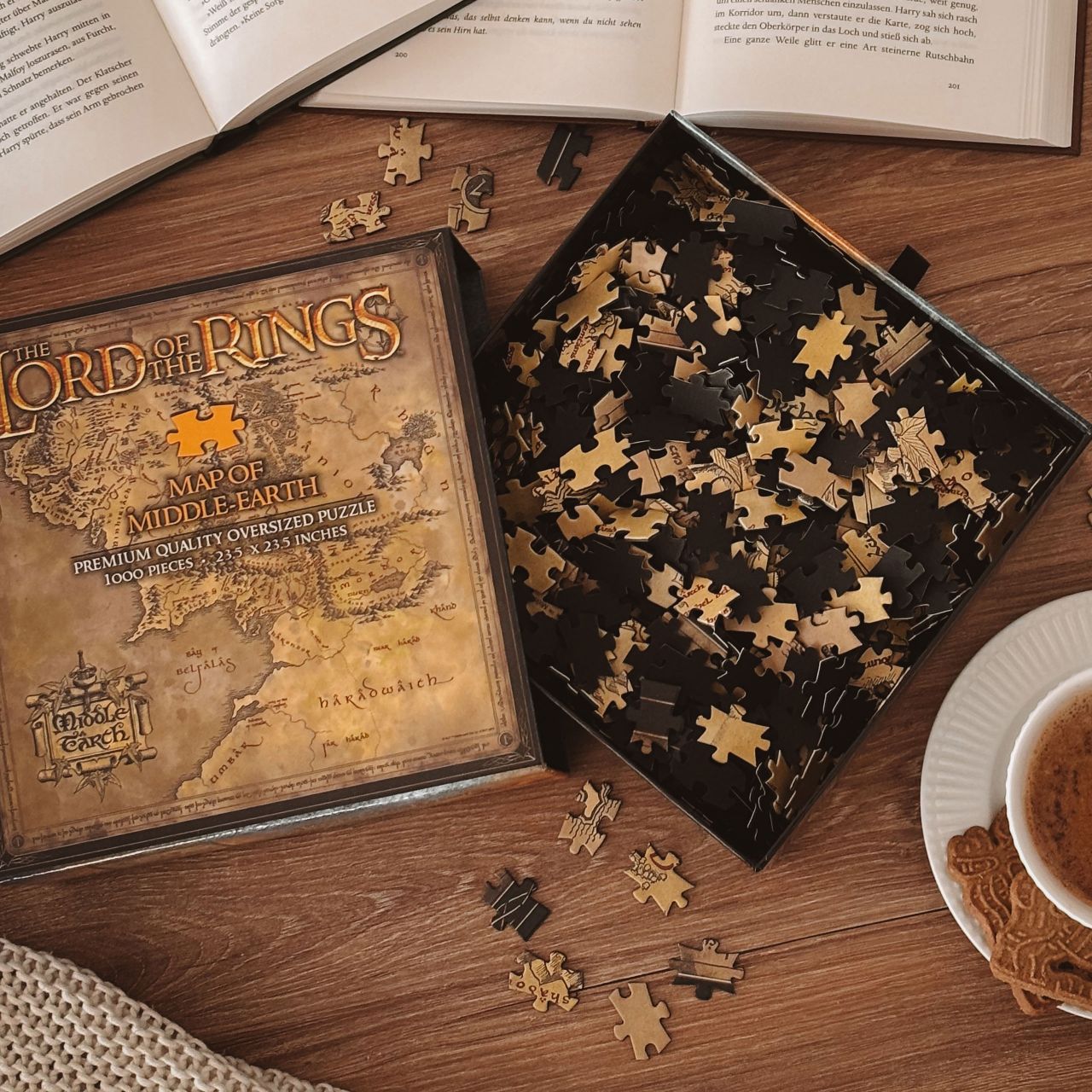 The Lord of the Rings - Map of Middle-earth Puzzle | Elbenwald