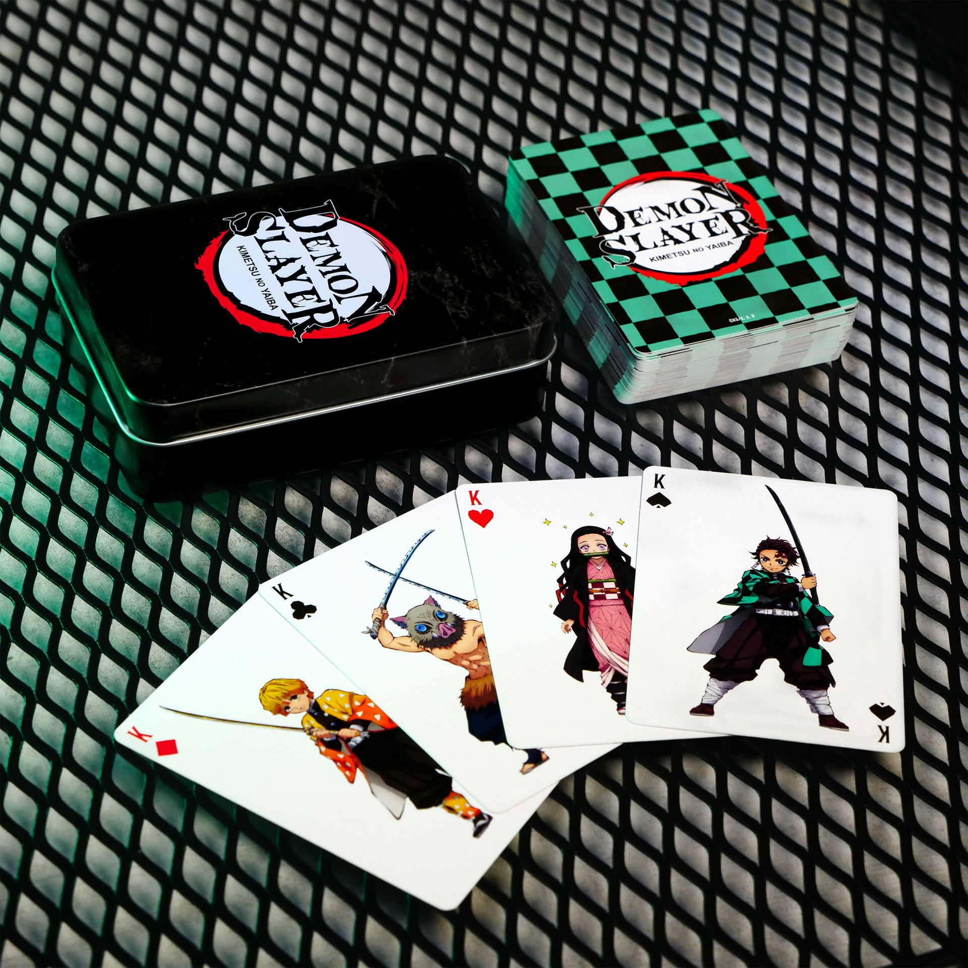 Demon Slayer - Character Playing Cards in Metal Box | Elbenwald