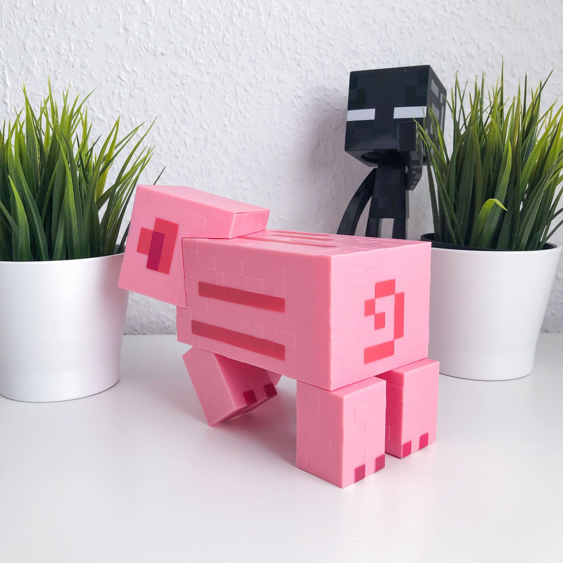 Minecraft - Pixel Schwein Spardose | Elbenwald