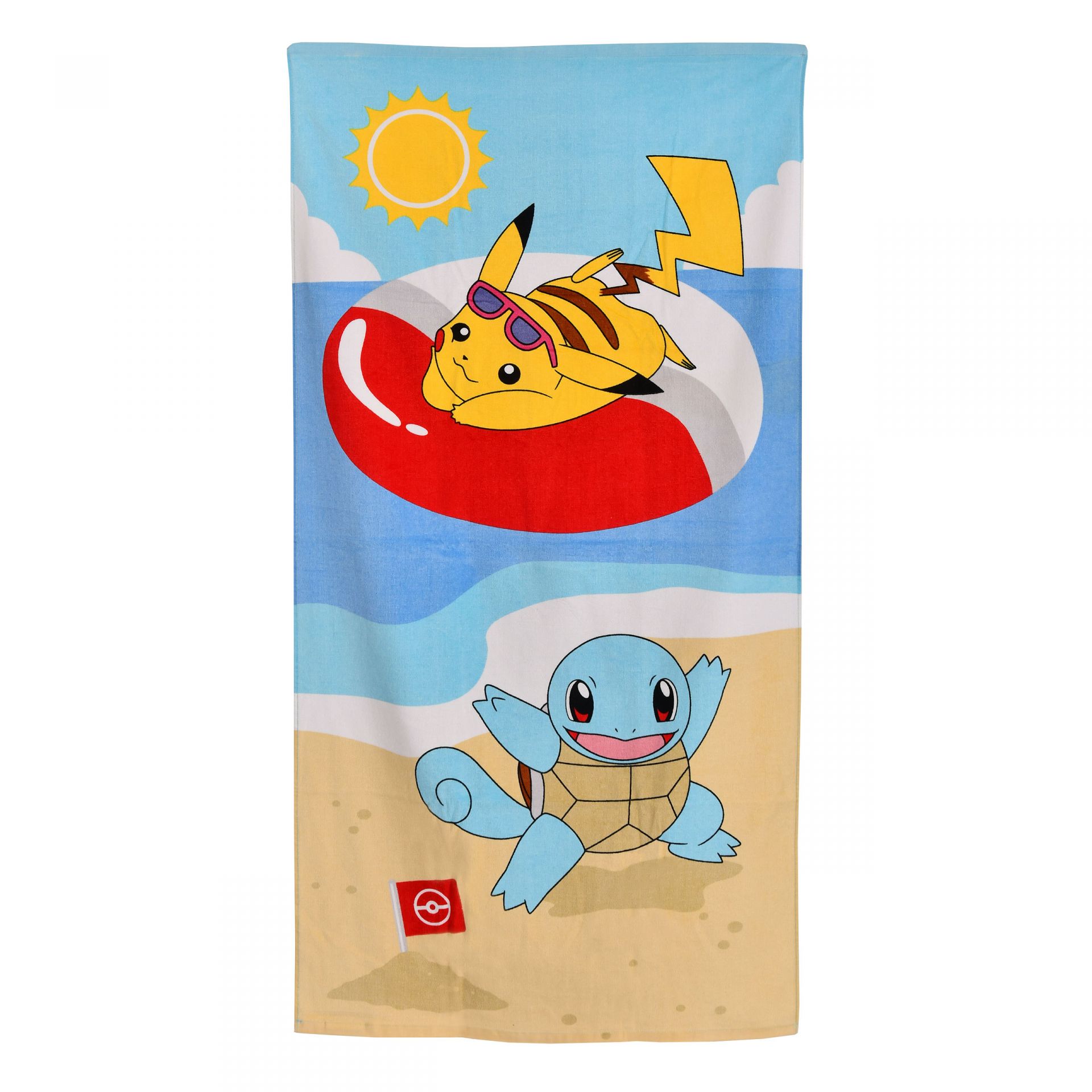 Pokemon - Pikachu & Squirtle Badhanddoek | Elbenwald