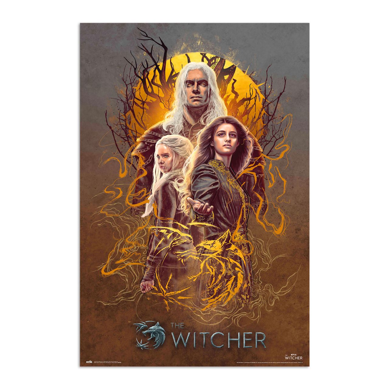 Witcher - Geralt Yennefer Ciri Maxi Poster | The Witcher | Elbenwald