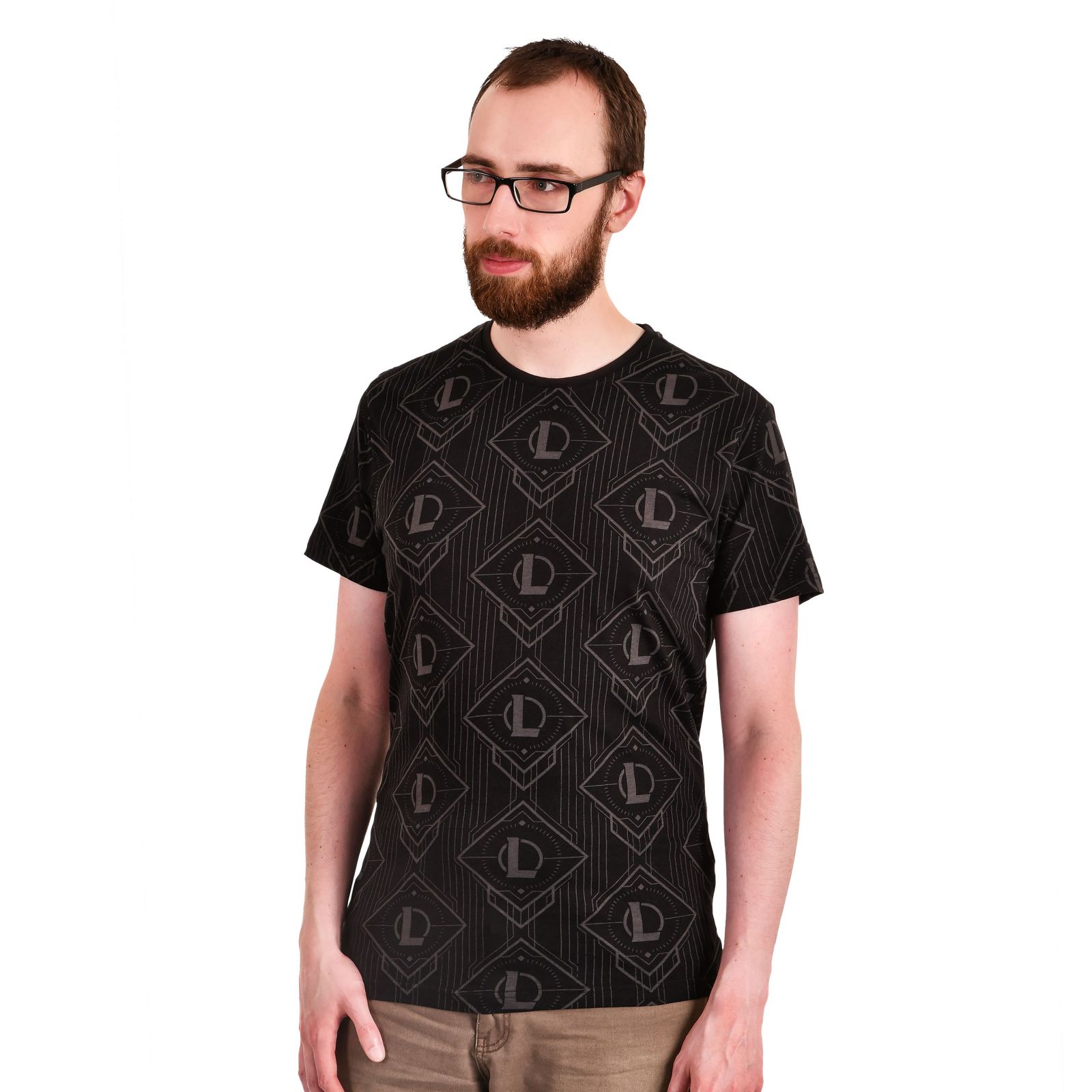 League of Legends - Logo Symbols T-Shirt Black | Elbenwald
