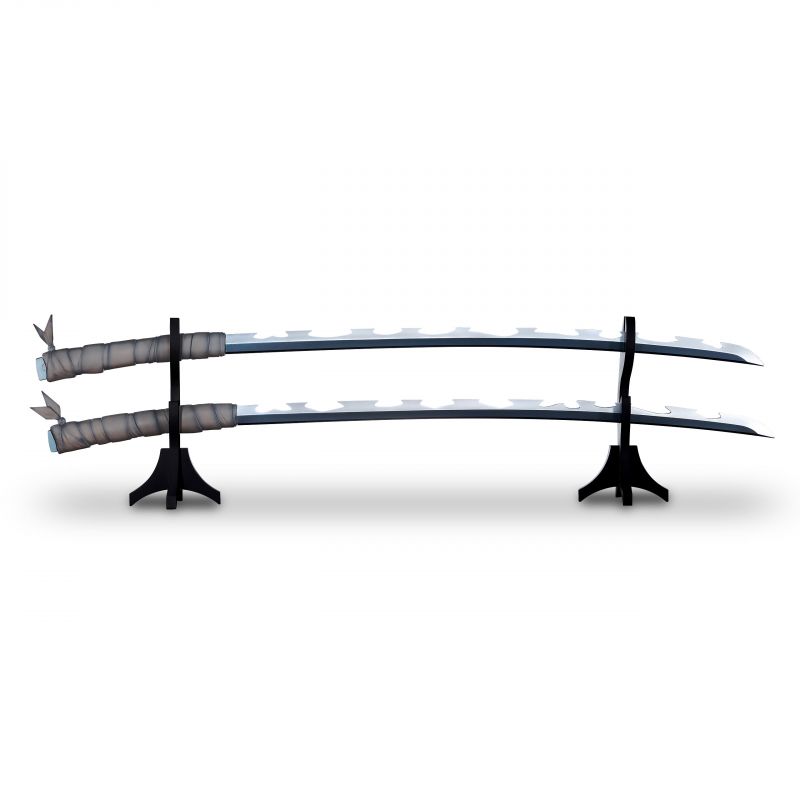 Inosuke Hashibira Nichirin Swords Replica with Sound - Demon Slayer ...