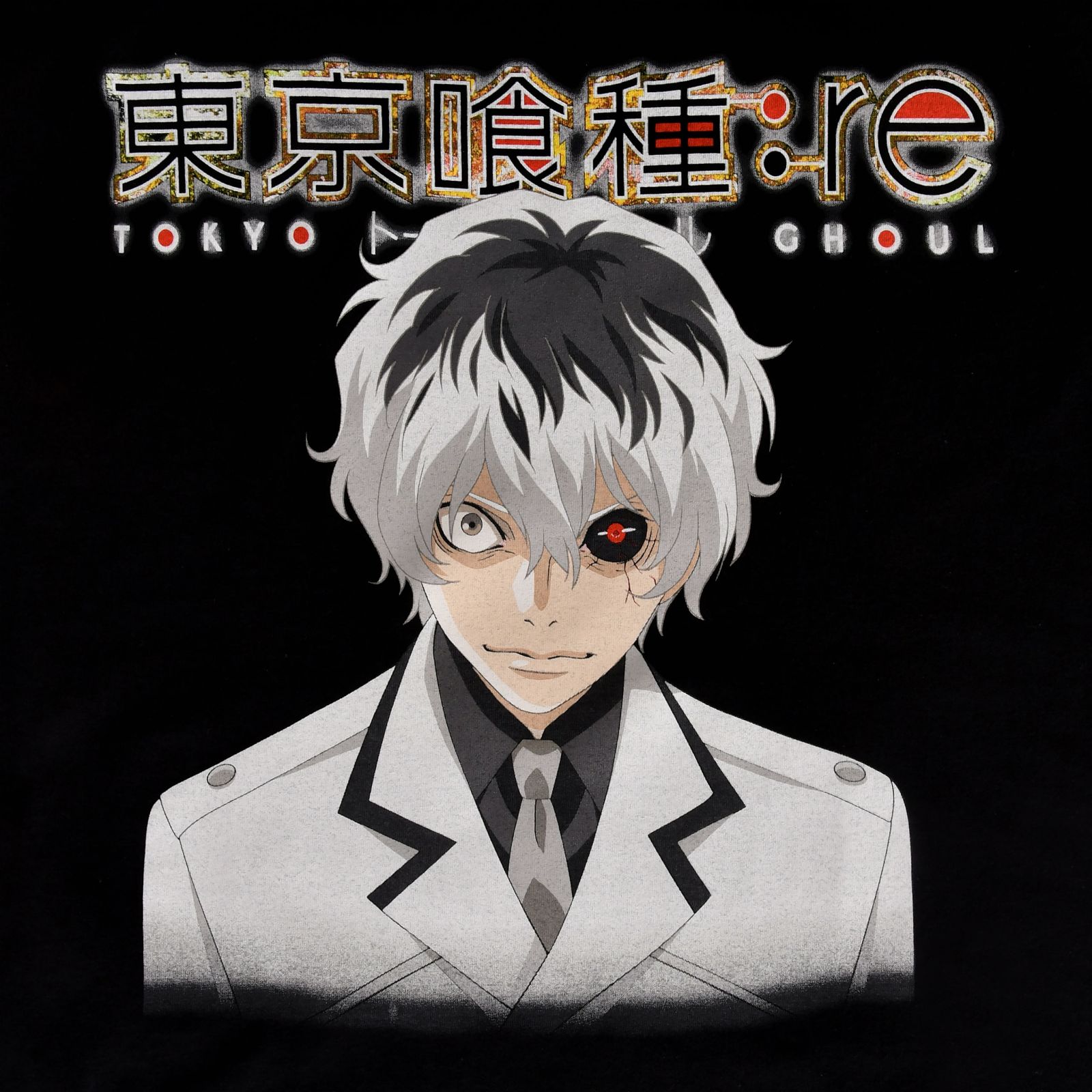 Tokyo Ghoul - Ken Kaneki mit Kakugan T-Shirt schwarz | Elbenwald