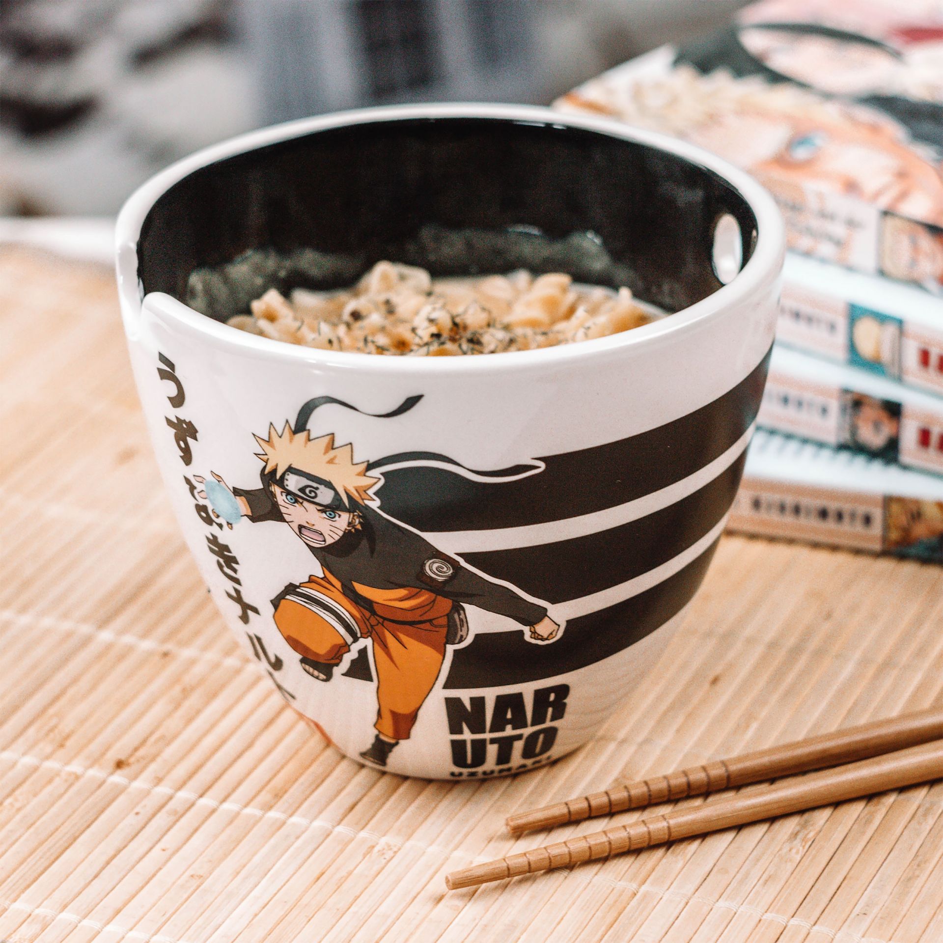 Naruto - Uzumaki Naruto Ramen Bowl with Chopsticks | Elbenwald