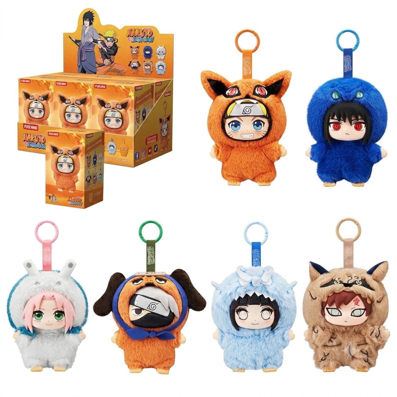 Naruto - Beast Party Mystery Plüsch Anhänger | Elbenwald