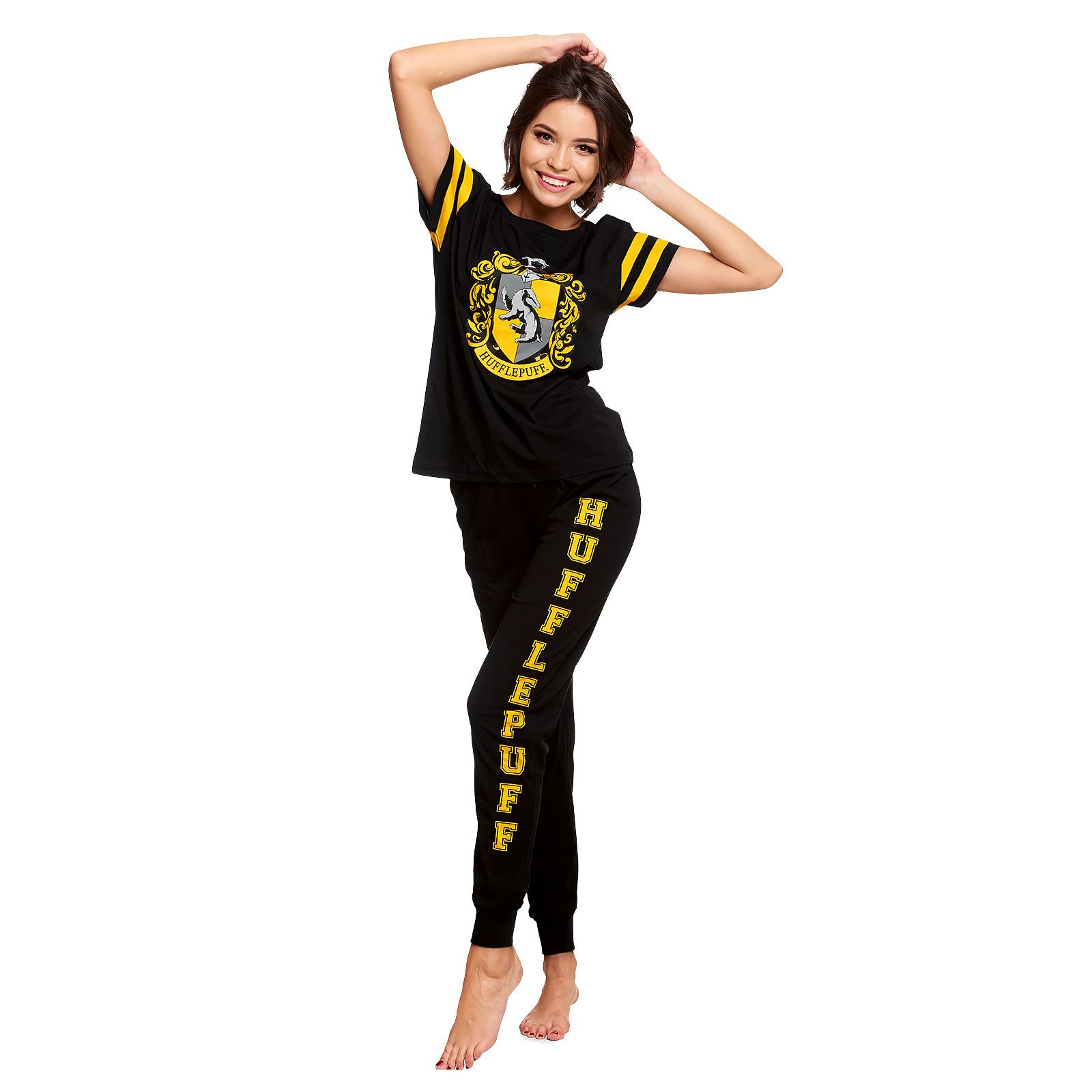 Harry Potter - Hufflepuff Crest Pyjama for Women | Elbenwald