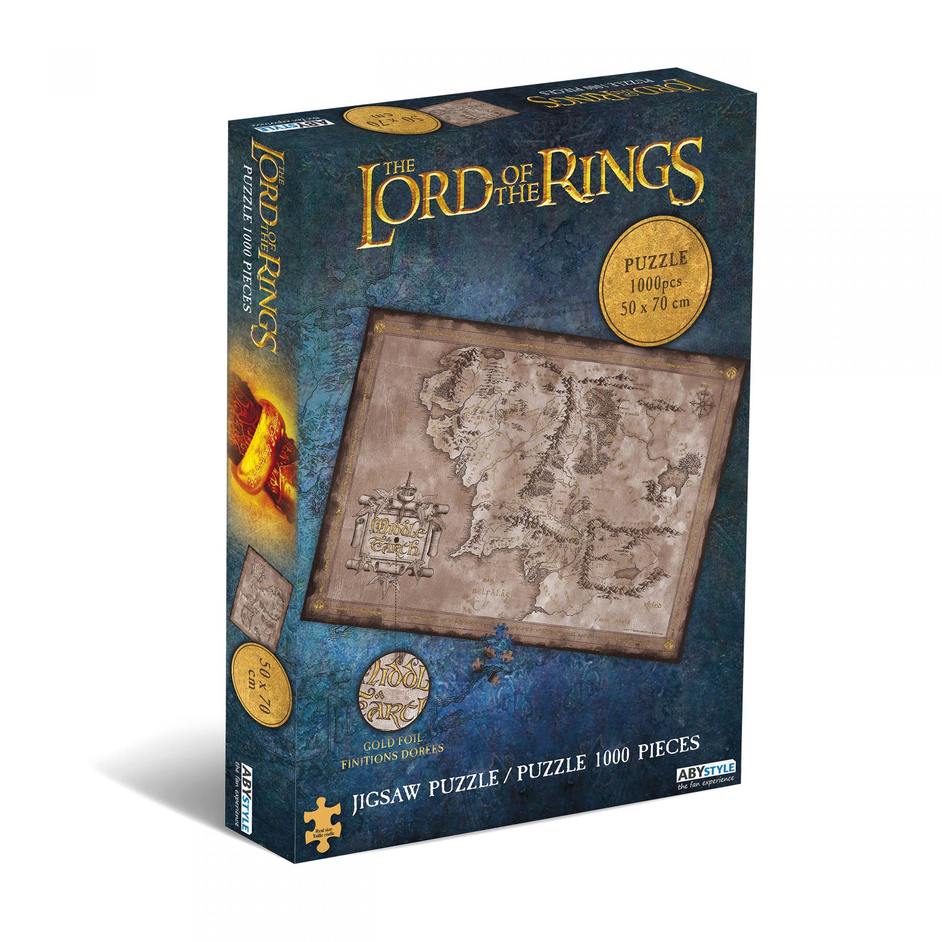 The Lord of the Rings - Map of Middle-earth Puzzle | Elbenwald