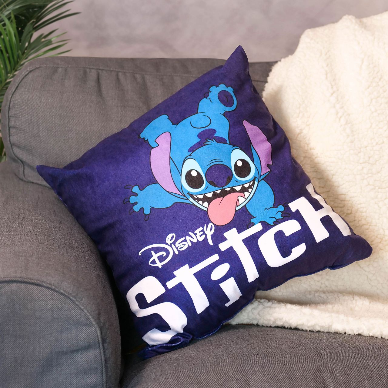 Stitch Ohana Means Family kussen - Lilo & Stitch | Elbenwald