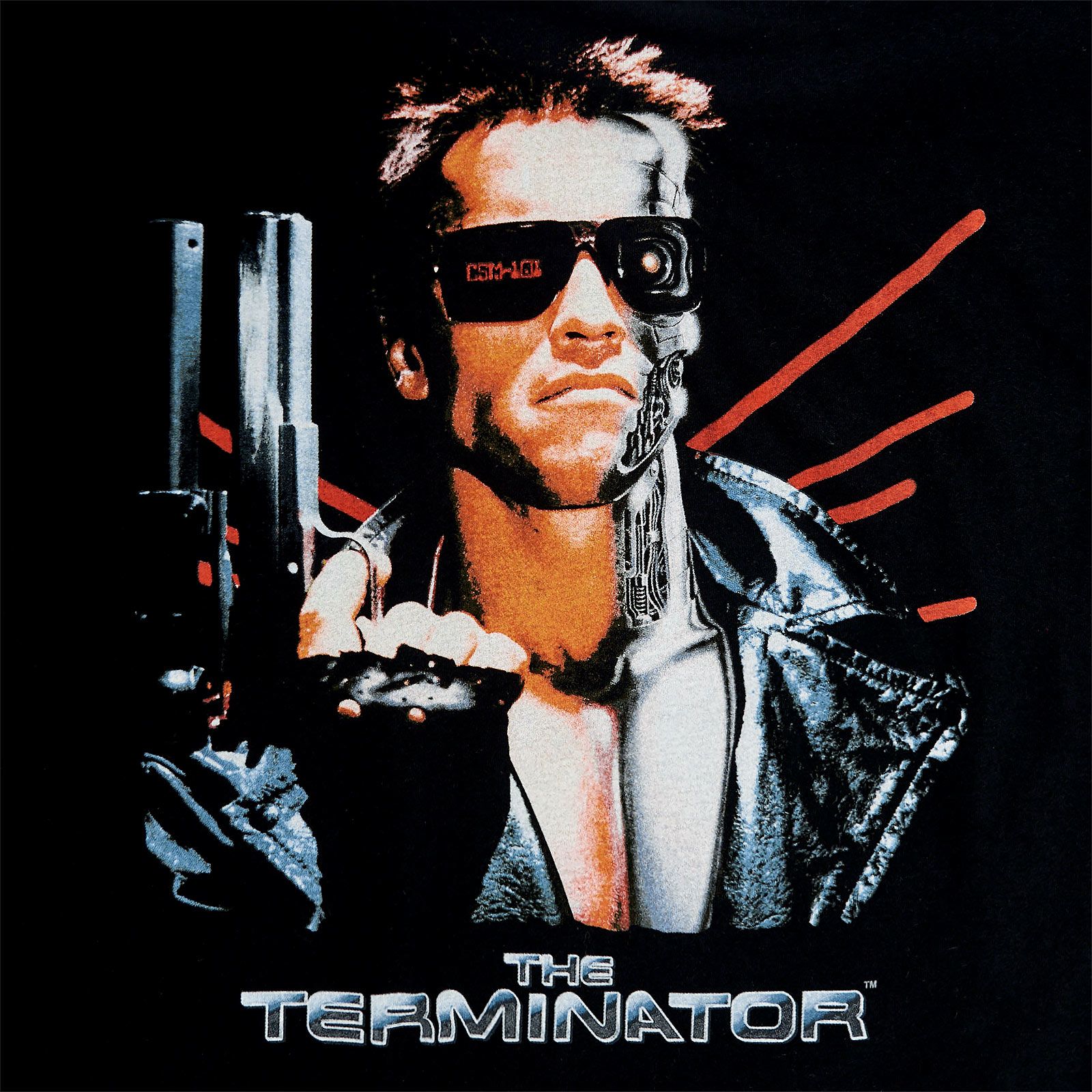 Terminator - Movie Poster T-Shirt schwarz | Elbenwald