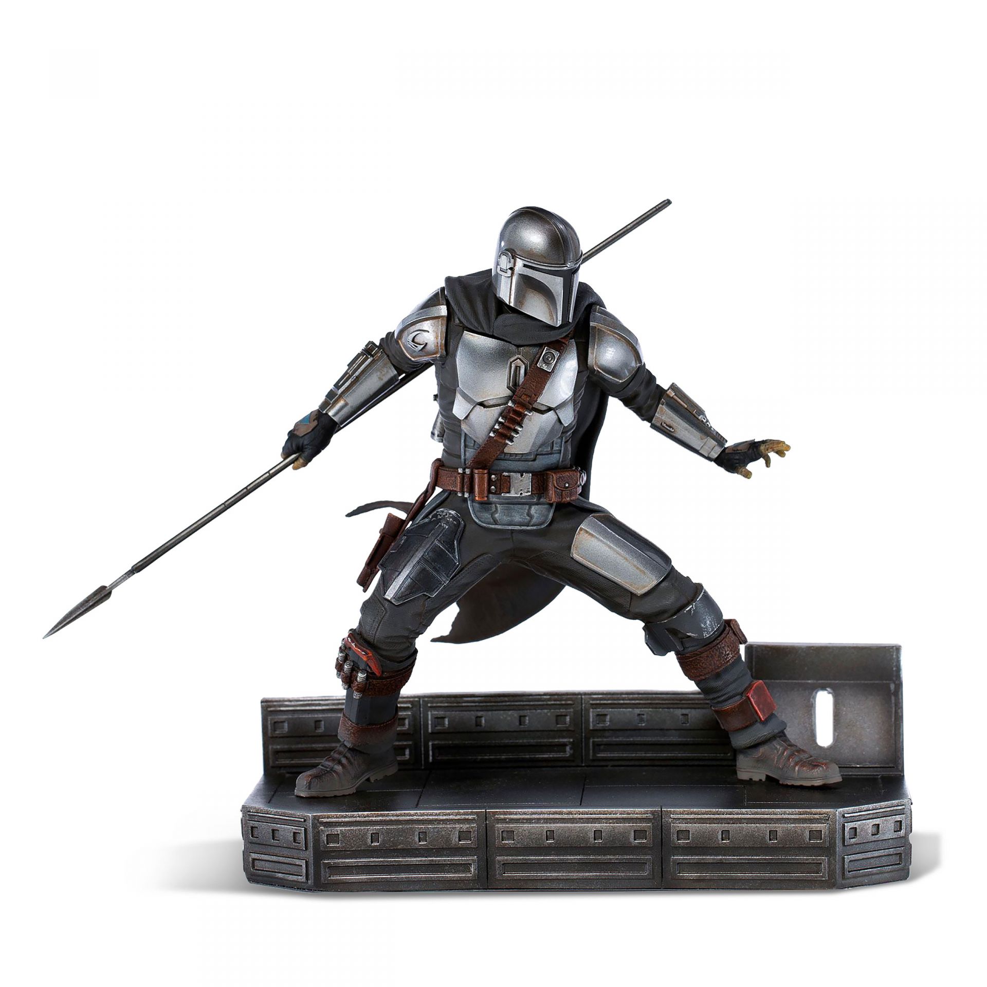 Mando mit Grogu BDS Art Scale Deluxe Statue - Star Wars The Mandalorian ...