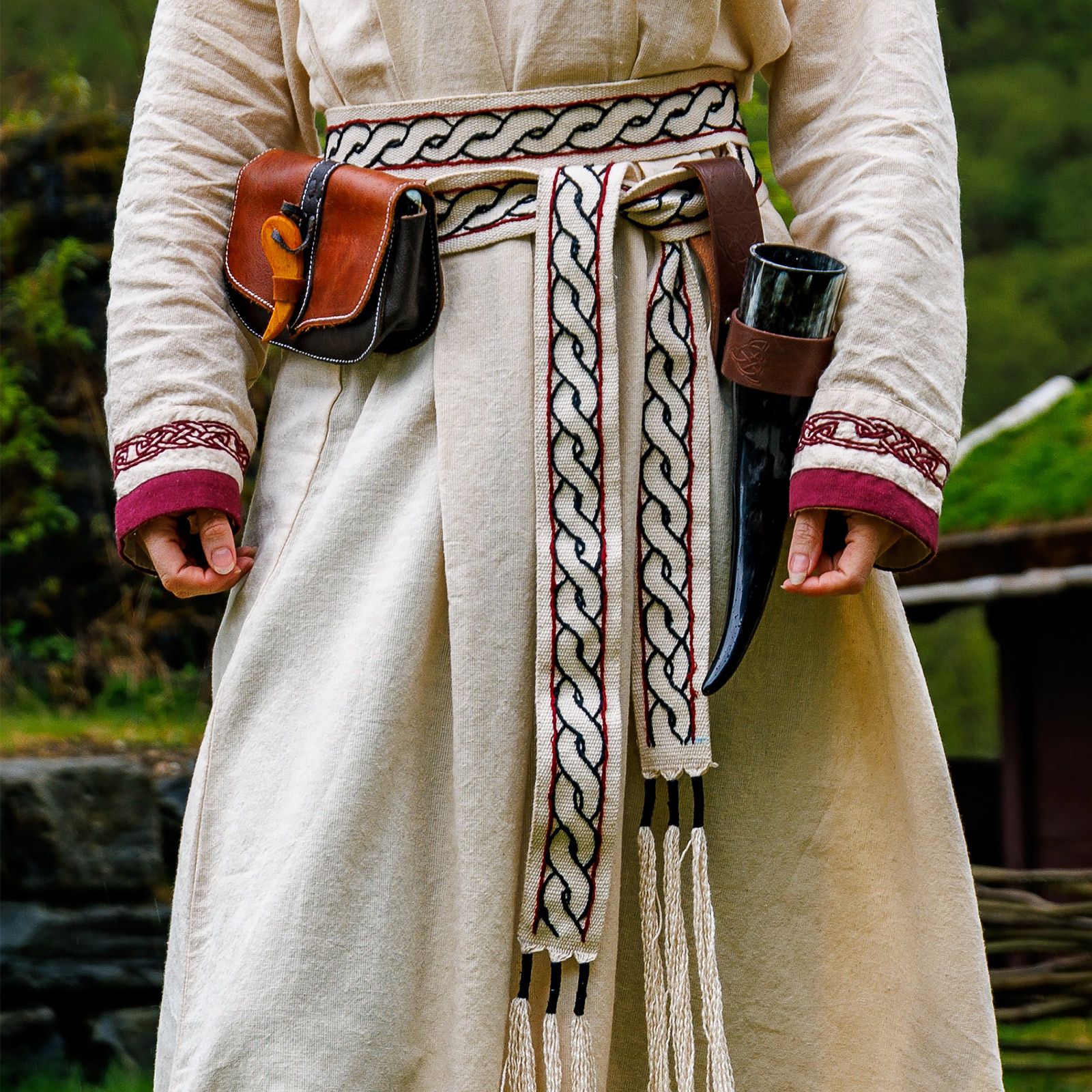 Medieval Belt Elina beige | Elbenwald