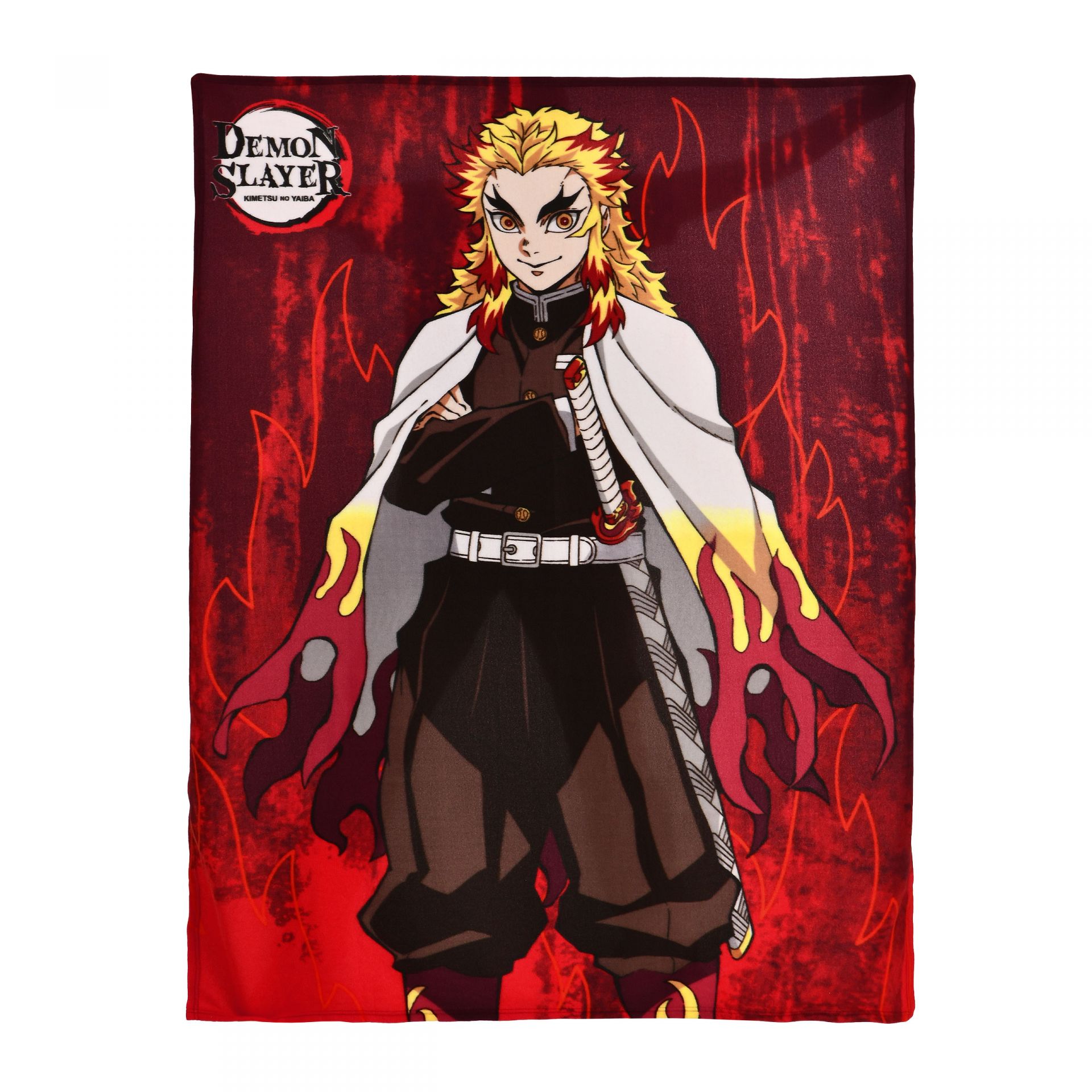 Demon Slayer - Kyojuro Rengoku Blanket | Elbenwald