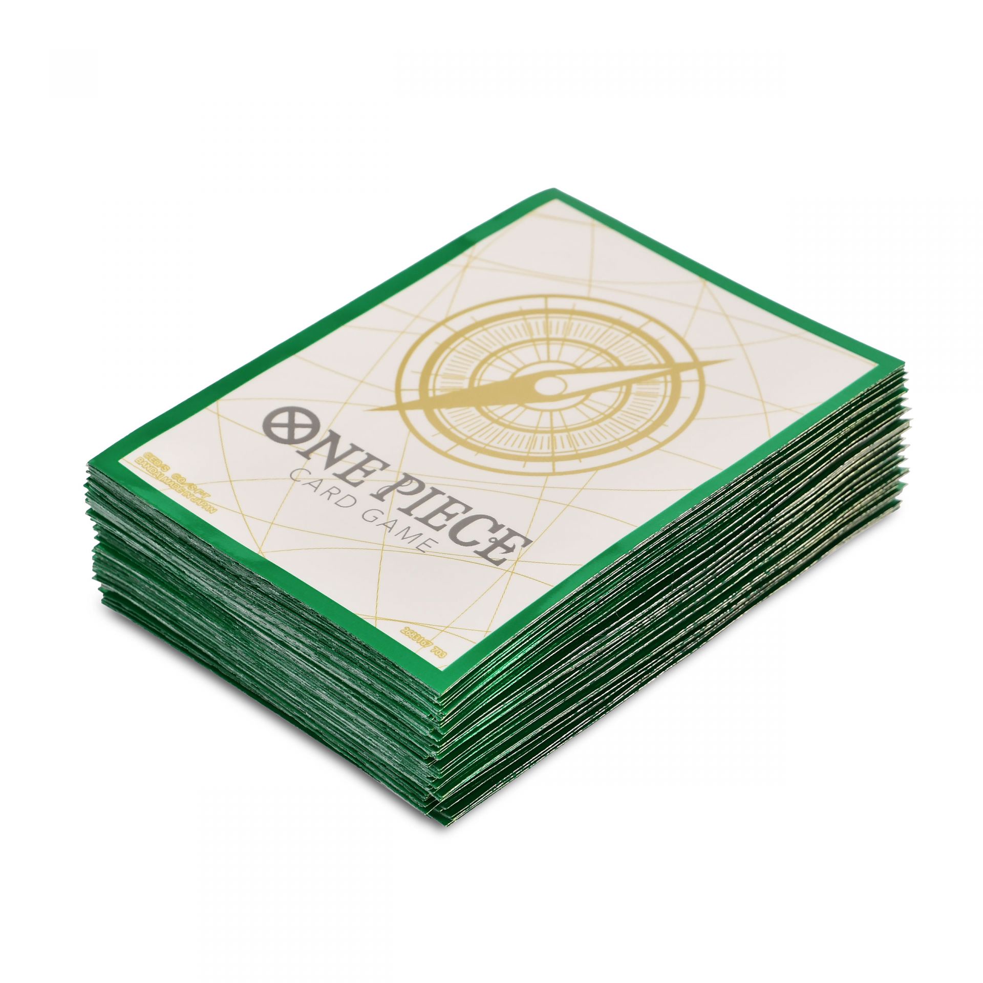 One Piece Card Game - Fundas de tarjetas con borde verde | Elbenwald