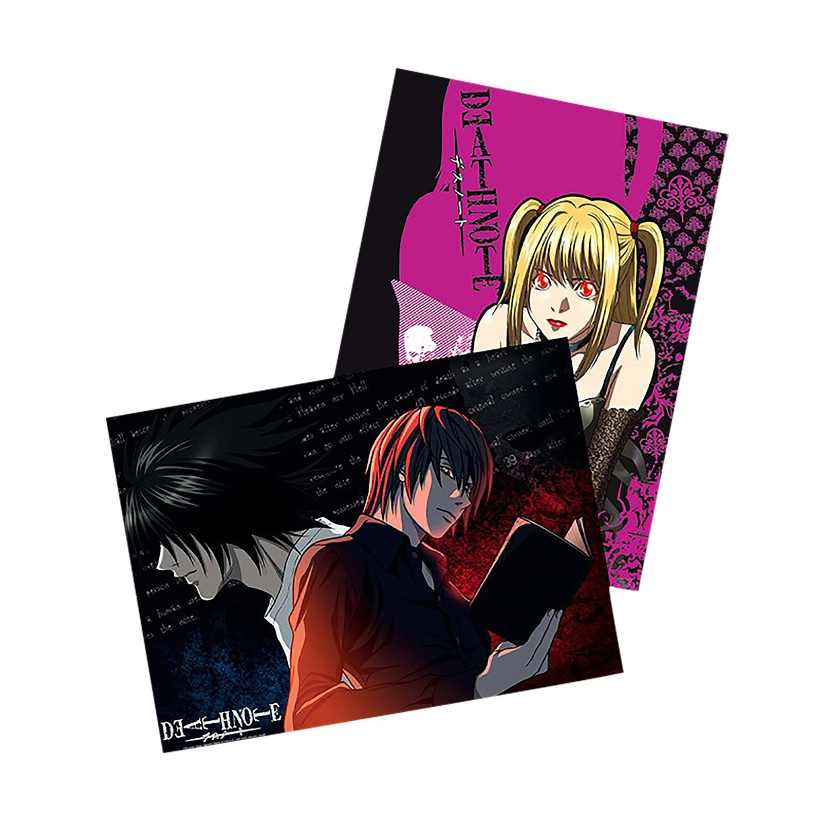 Death Note - L vs. Light & Misa Chibi Poster 2er Set | Elbenwald