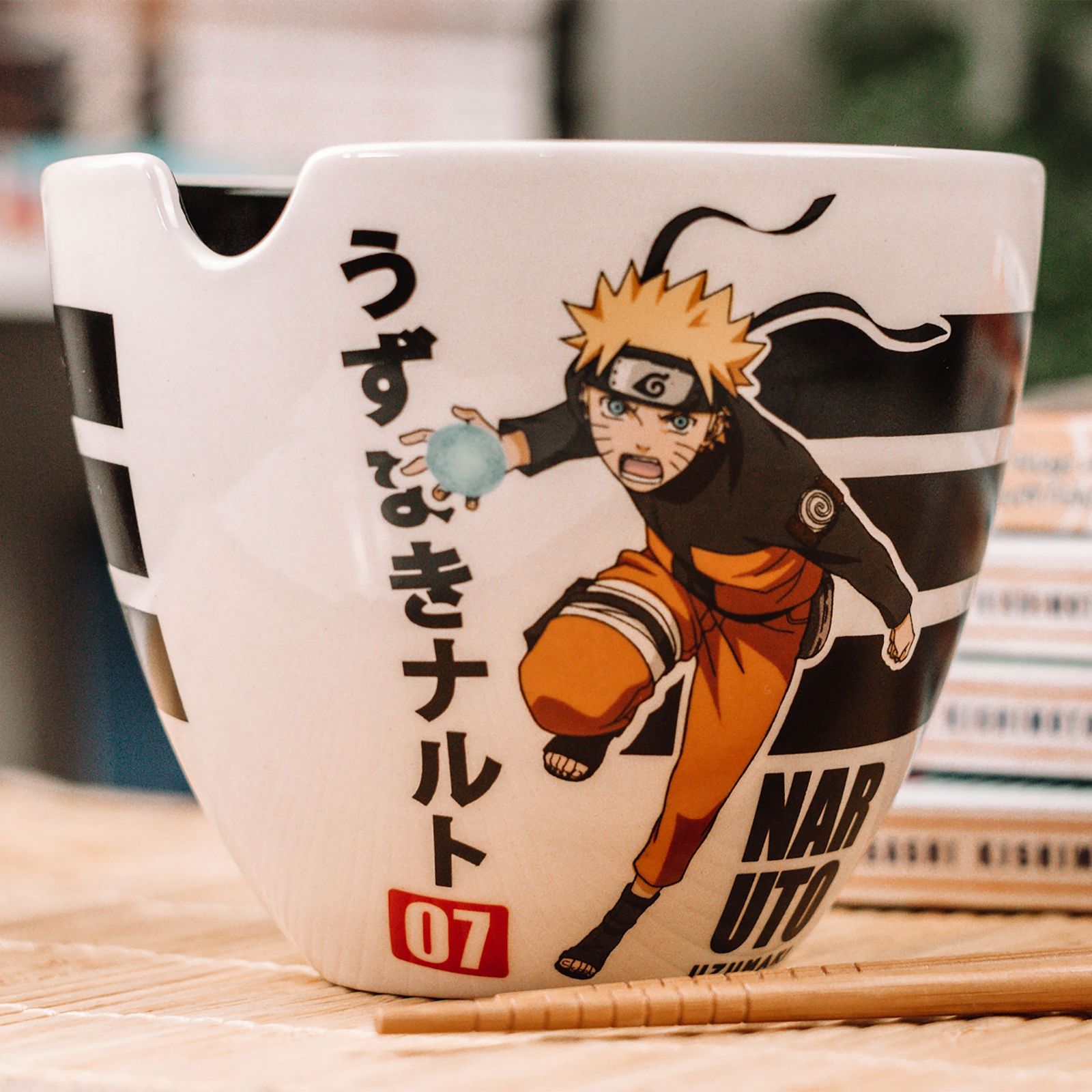 Naruto - Uzumaki Naruto Ramen Bowl with Chopsticks | Elbenwald