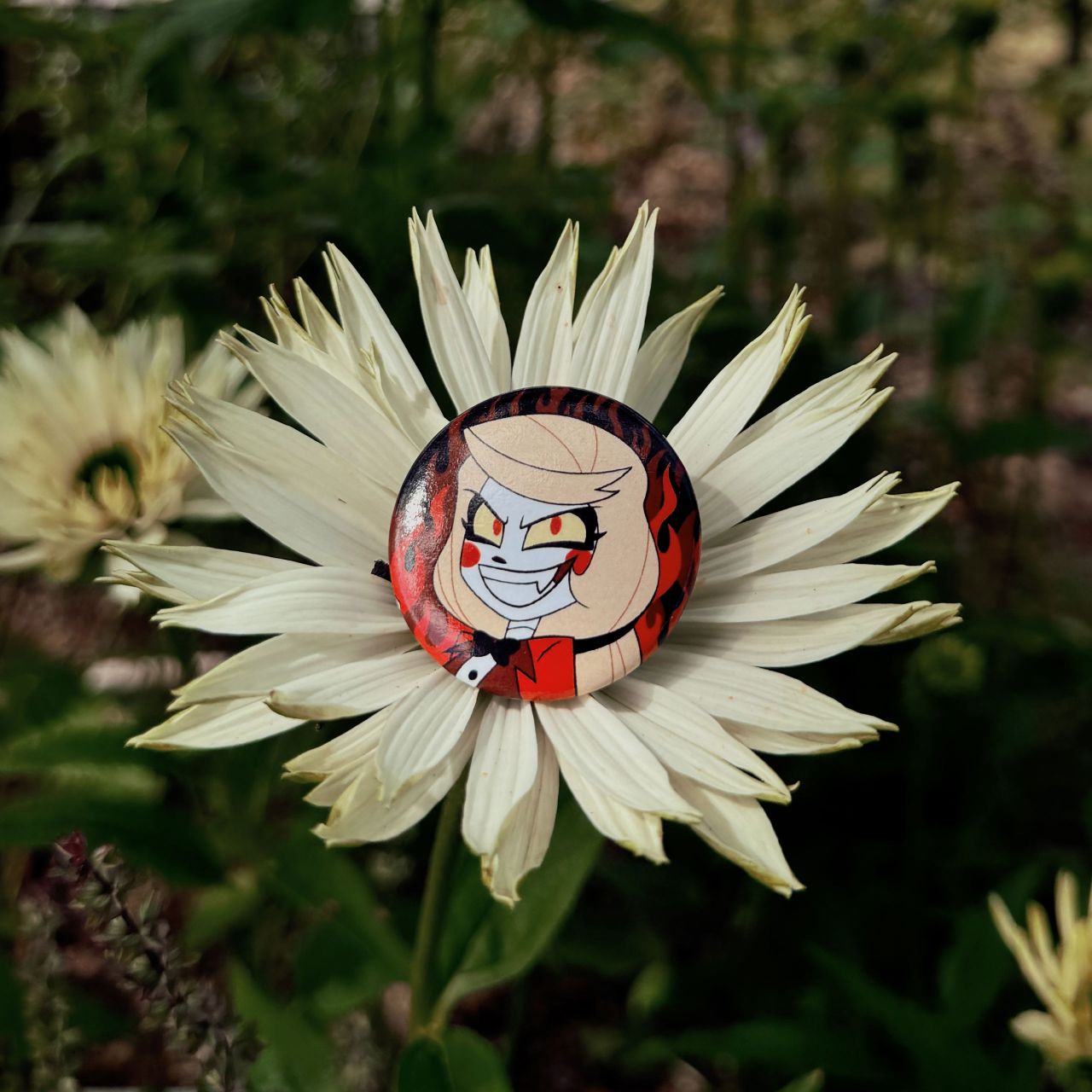 Charlie Morningstar Button for Hazbin Hotel Fans | Elbenwald