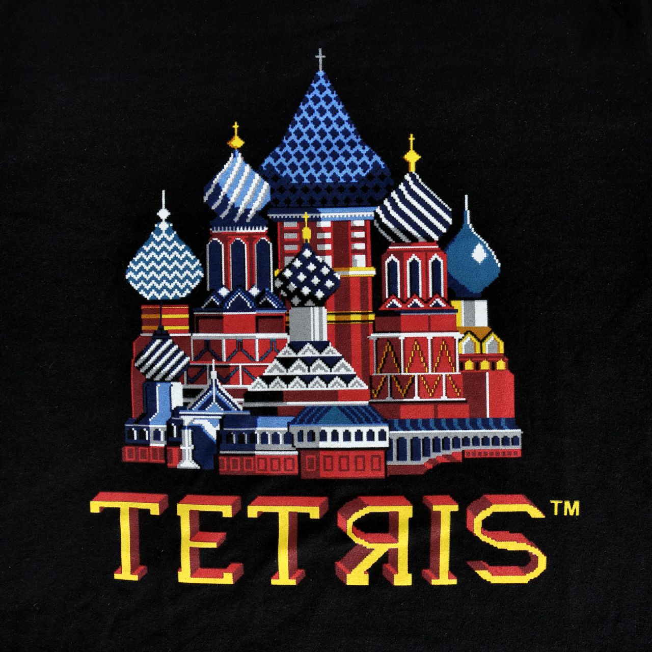 Tetris - Red Square Title Screen T-Shirt schwarz | Elbenwald