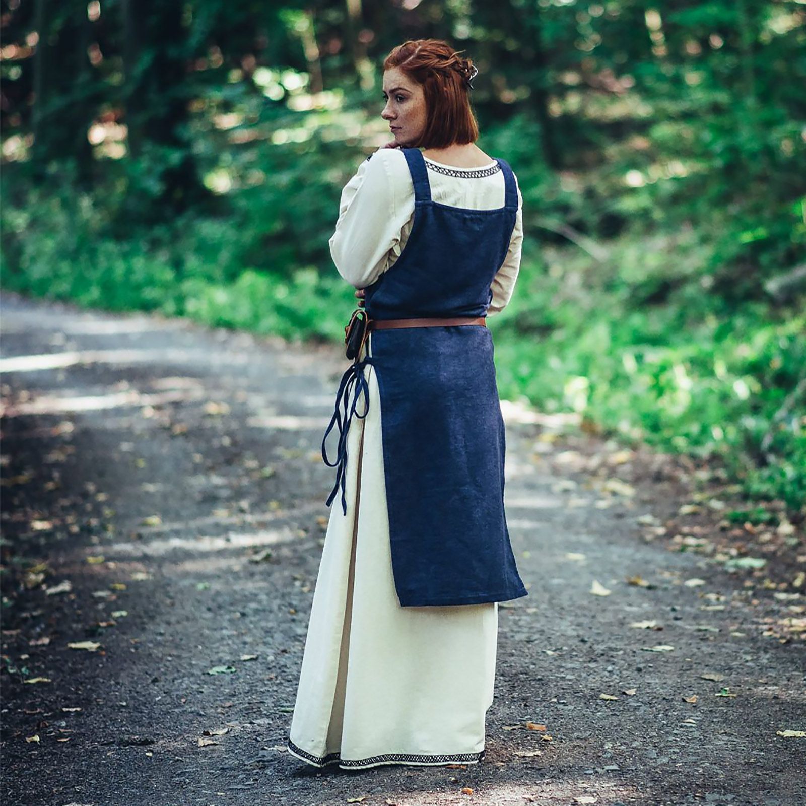 Surcot médiéval Aleiga bleu | Elbenwald
