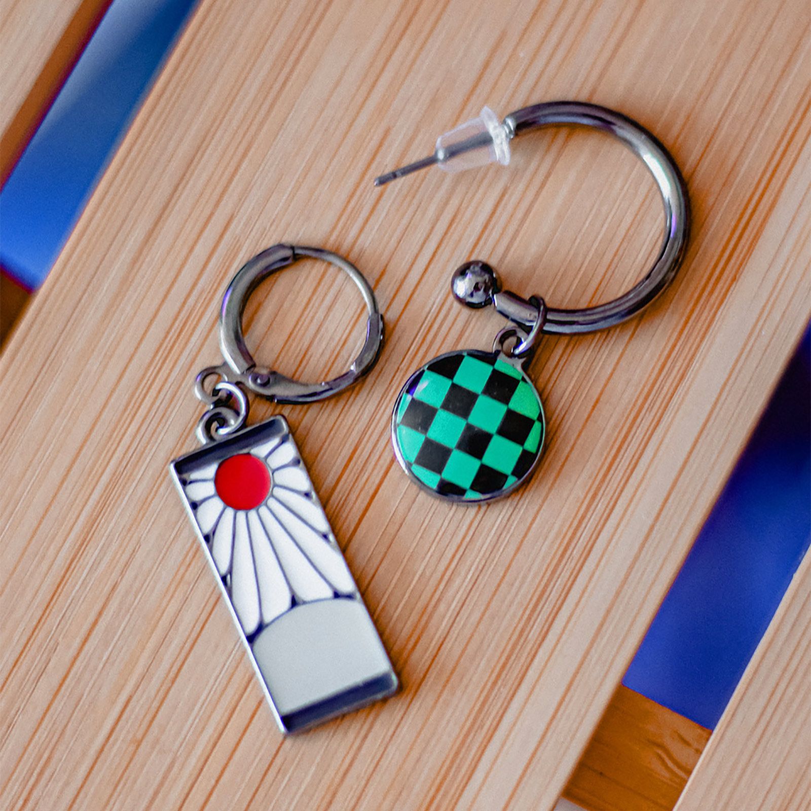 Demon Slayer - Symbols Earrings 4 Piece Set | Elbenwald