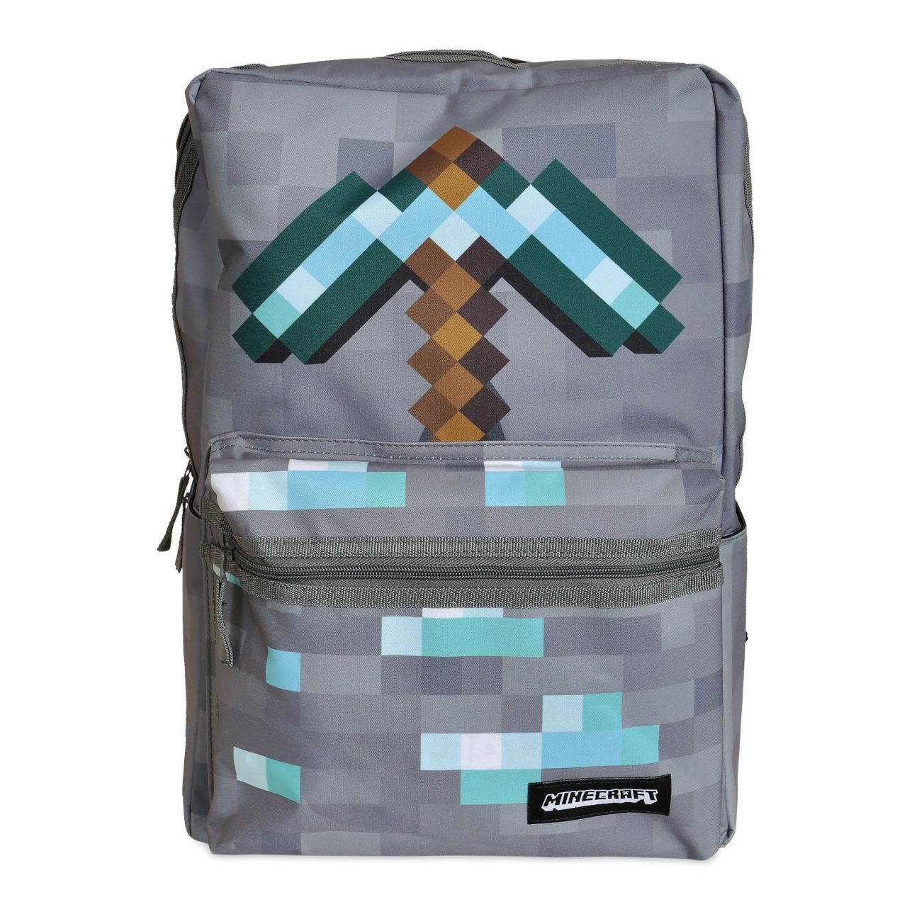 Minecraft - Pickaxe Backpack grey | Elbenwald