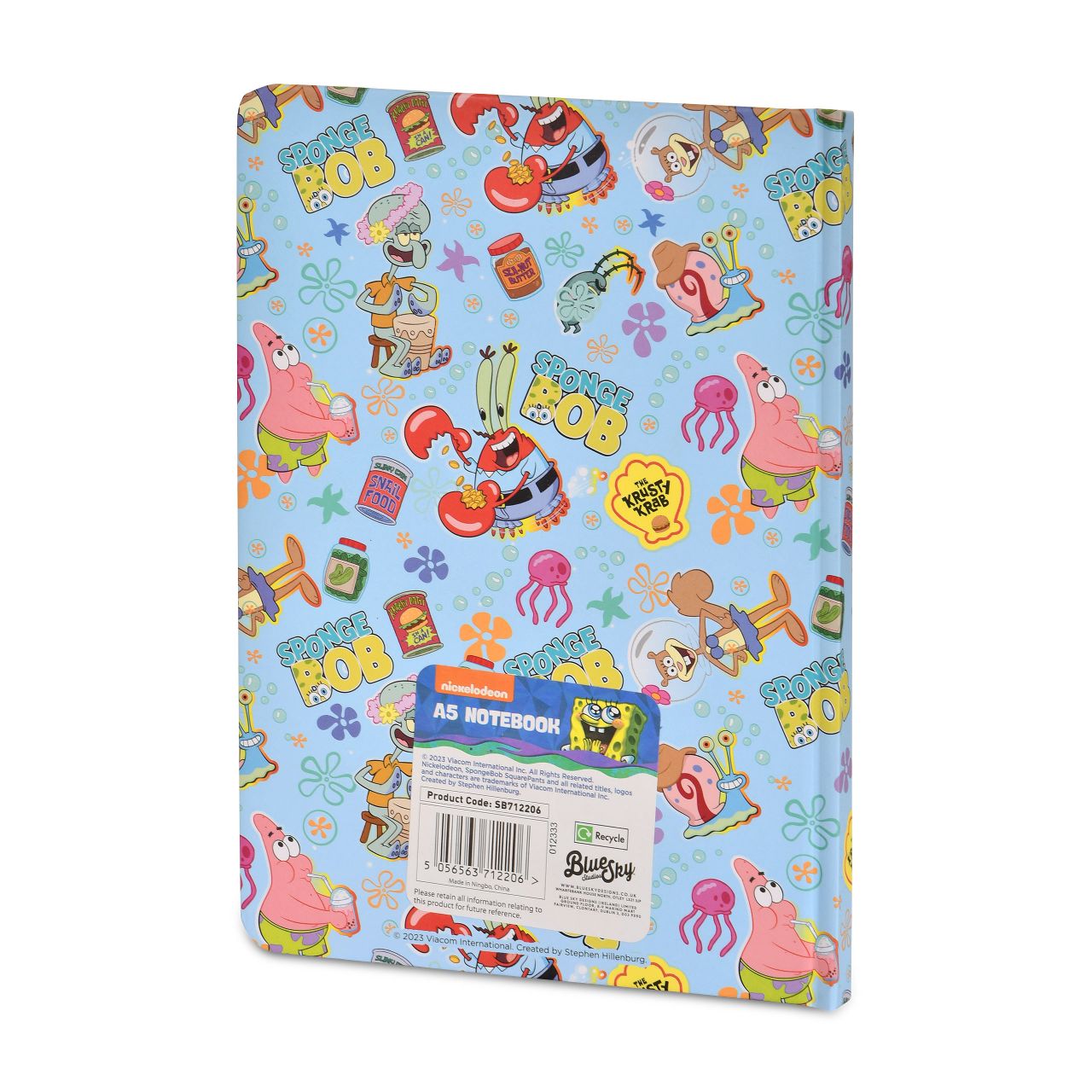 SpongeBob - Icons Notebook A5 | Elbenwald