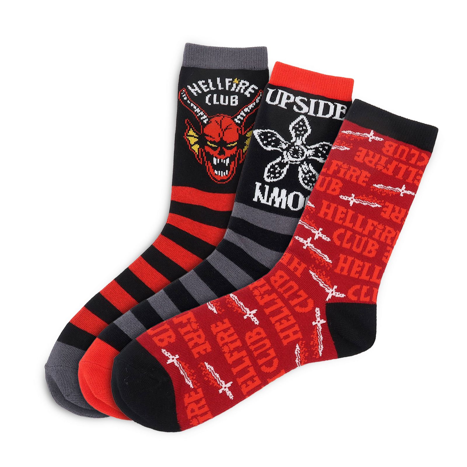 Stranger Things – 3-Pack Socks in Gift Box | Elbenwald